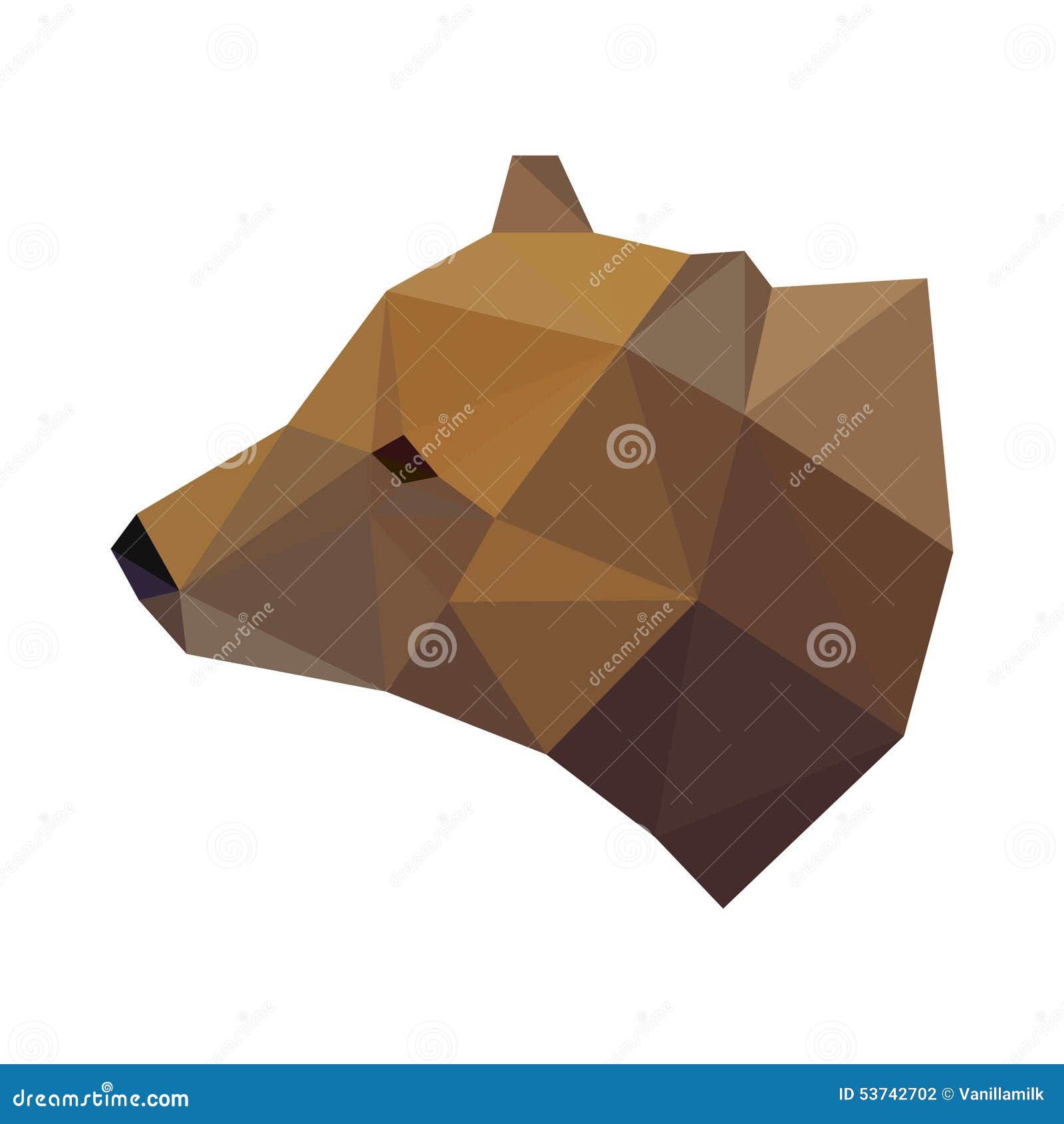 White Polygonal Head Stock Illustrations – 4,001 White Polygonal Head ...