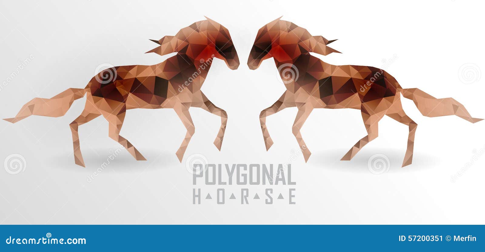 Abstract Polygonal Horse. Geometric Hipster Stock Vector - Illustration ...