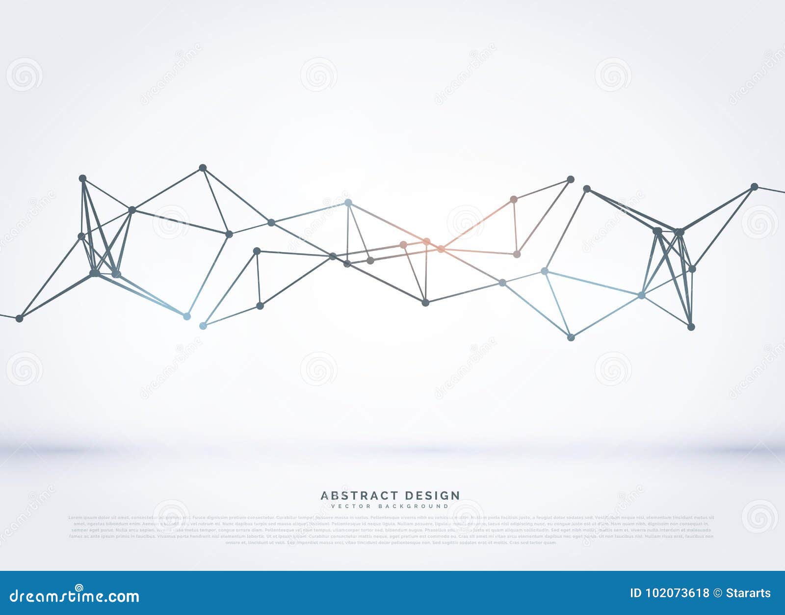 Abstract Polygonal Mesh Diagram Design Background Stock Vector ...