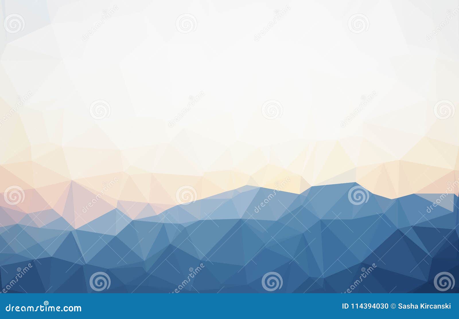 Abstract Polygonal Mountains Vector Background Stock Vector ...