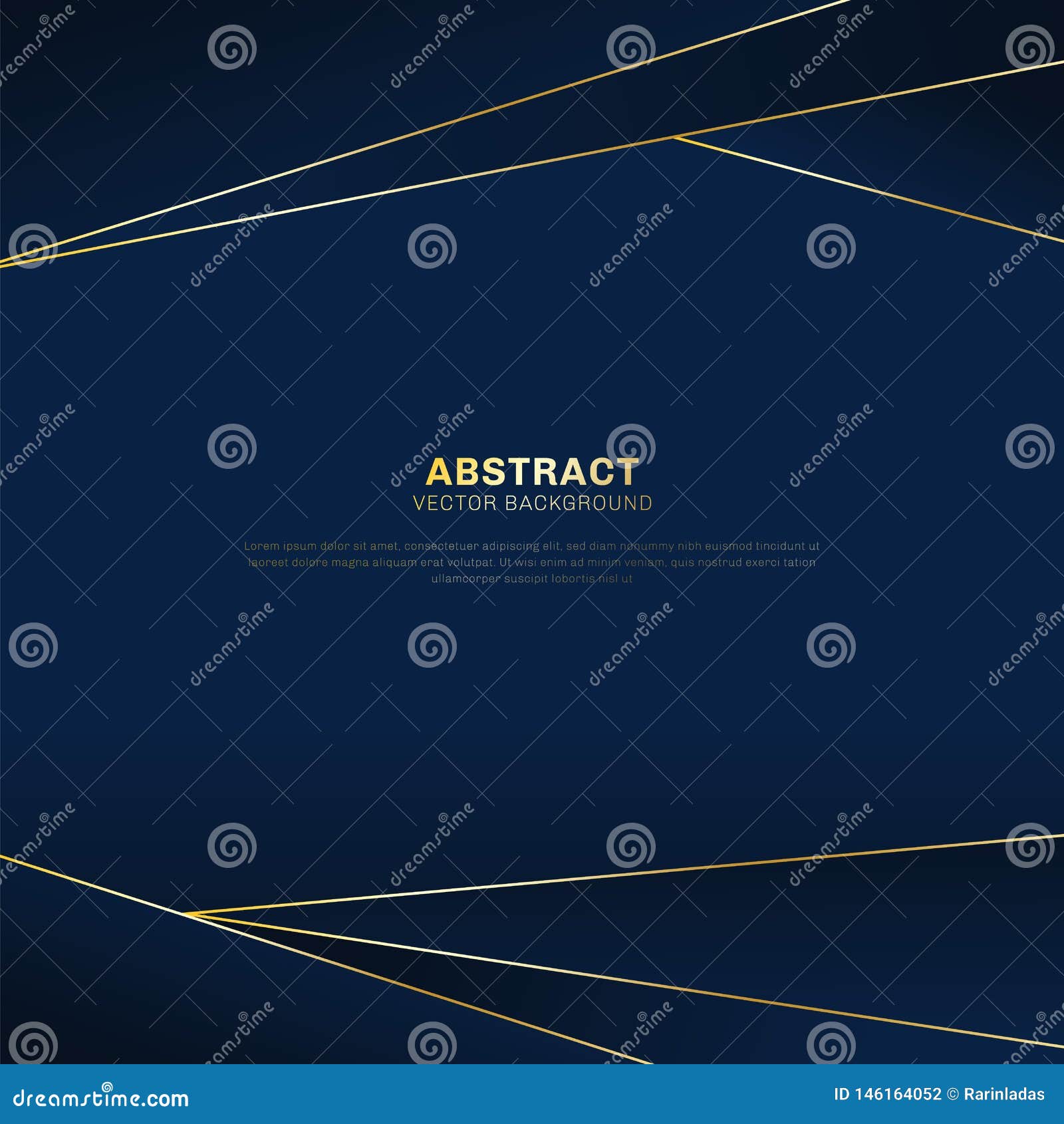 Abstract Polygonal Pattern Luxury on Dark Blue Header Background with ...