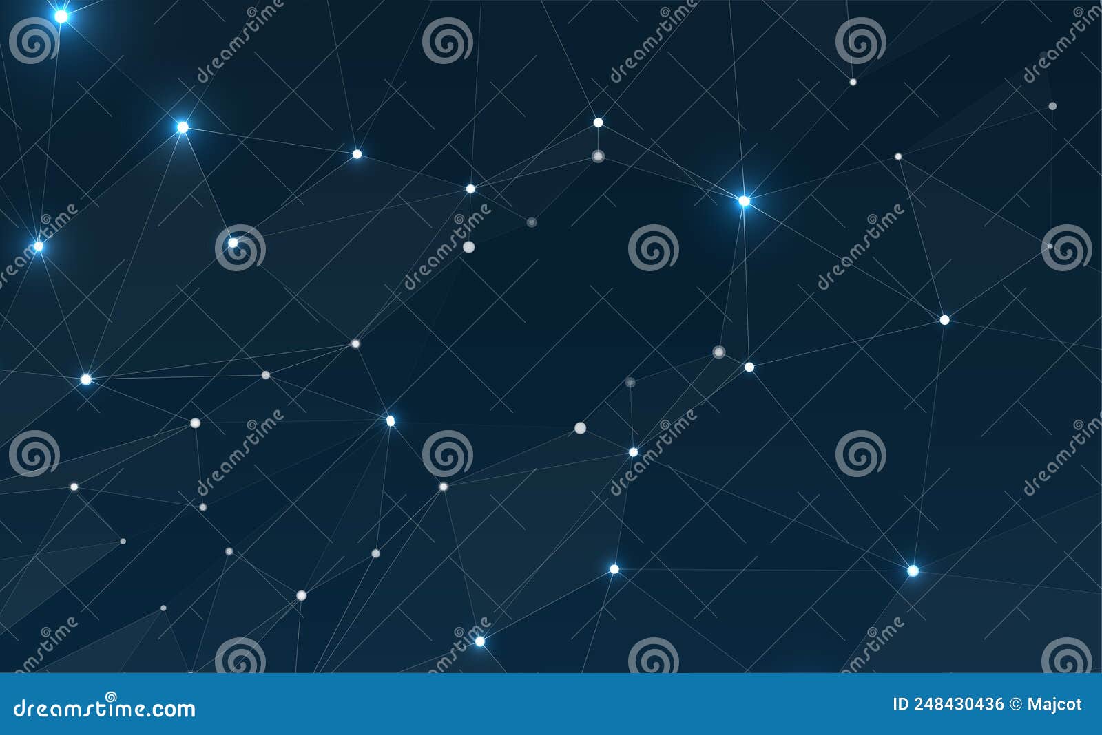 Abstract polygonal space stock vector. Illustration of concept - 248430436