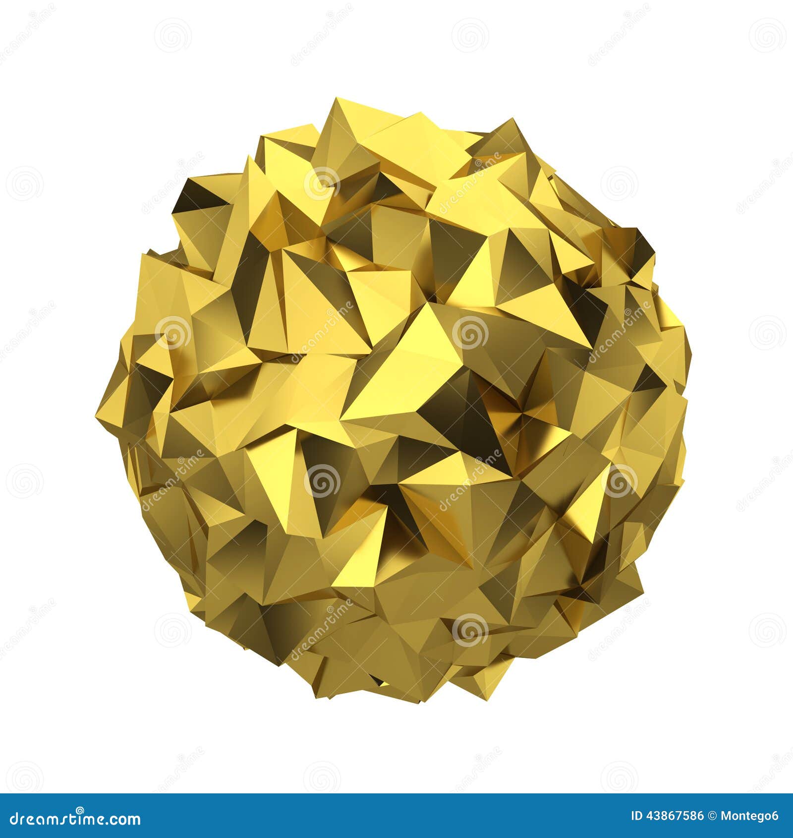 Abstract polygonal sphere stock illustration. Illustration of creative ...