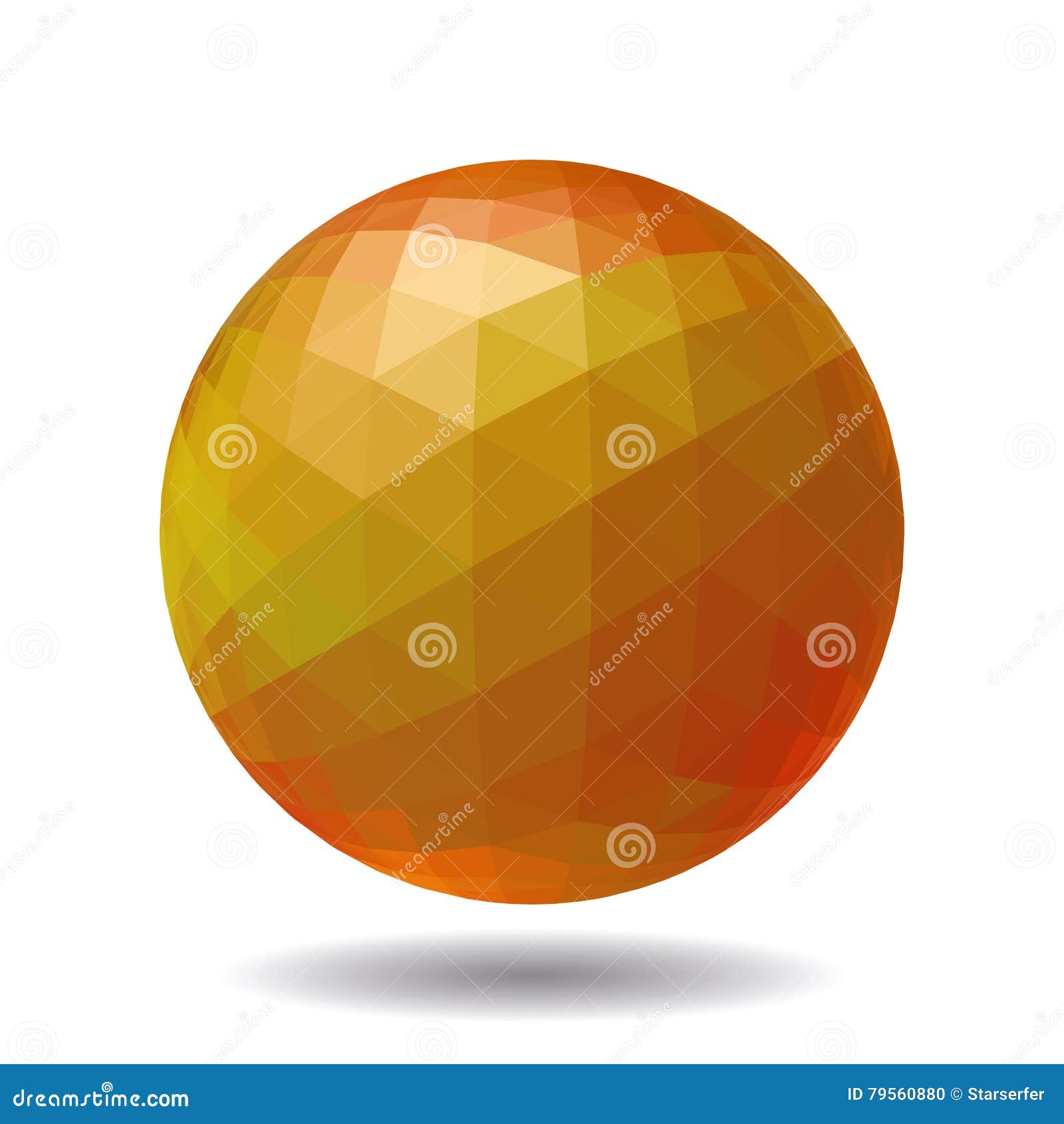 Abstract polygonal sphere stock vector. Illustration of element - 79560880