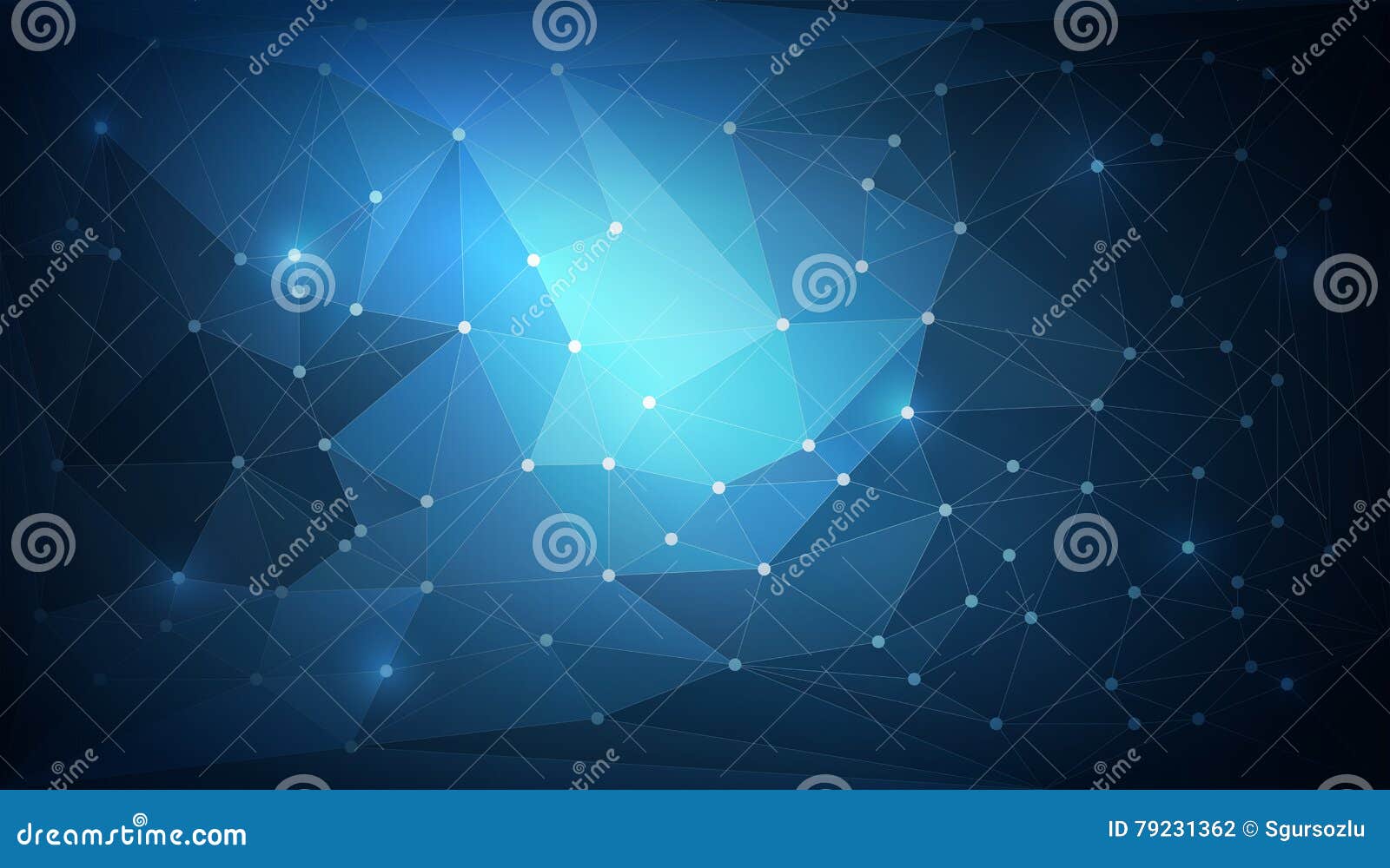 Abstract Polygonal Technology Background Stock Vector - Illustration of ...