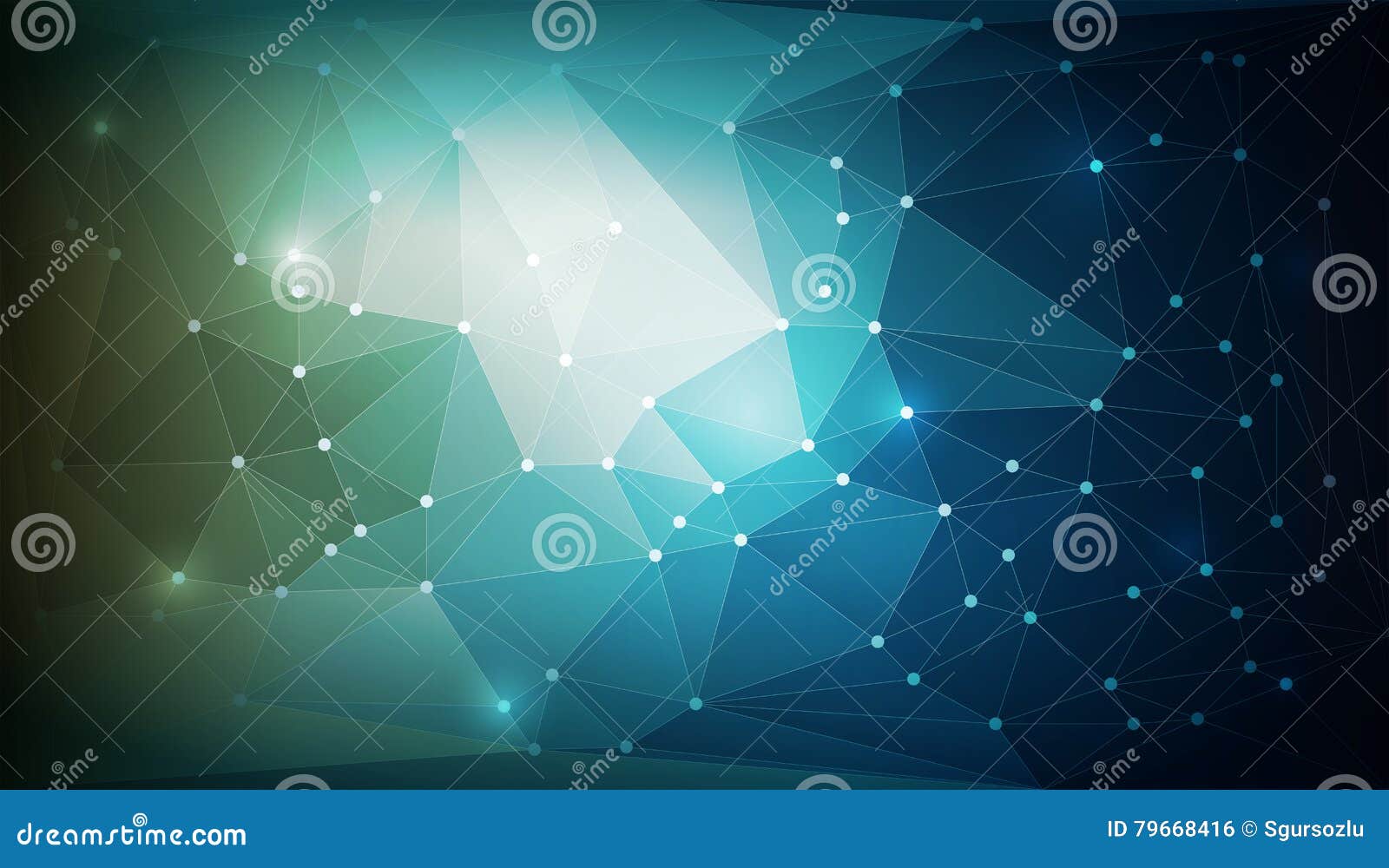 Abstract Polygonal Technology Background Stock Vector - Illustration of ...