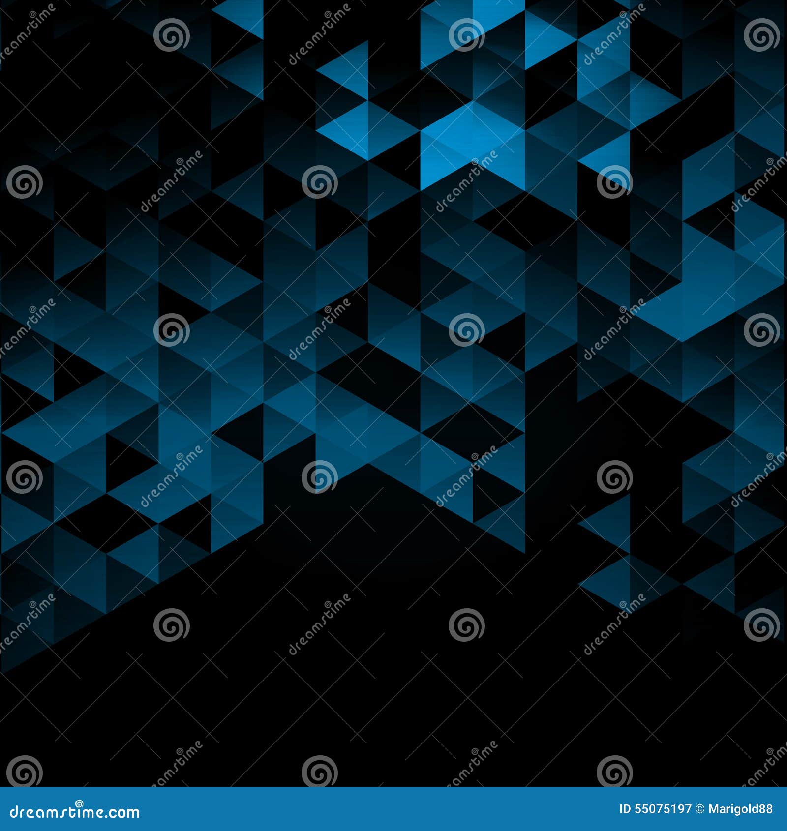 Abstract Polygonal Triangles Poster Stock Vector - Illustration of ...