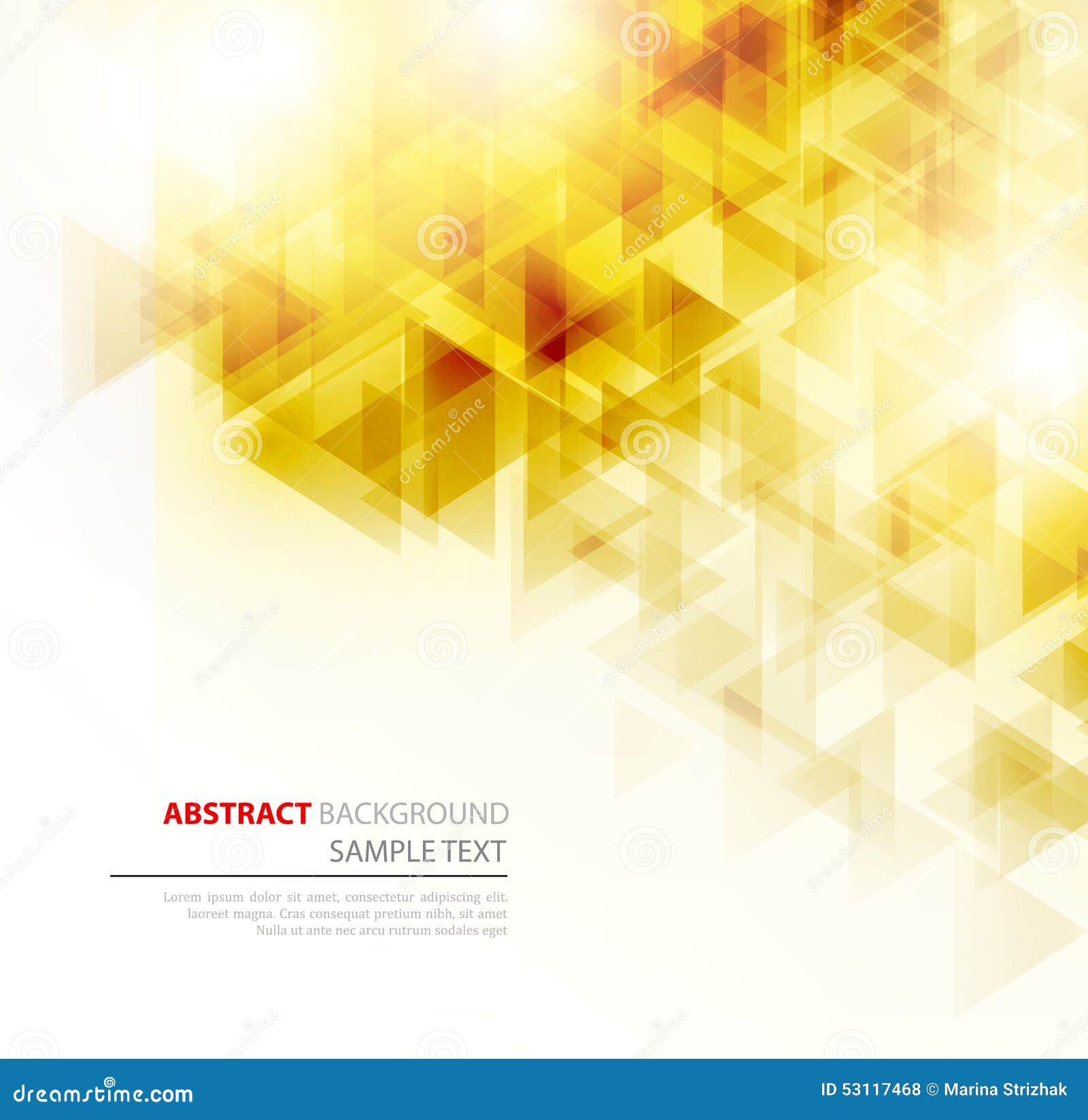 Abstract Polygonal Triangles Poster Stock Vector - Illustration of ...