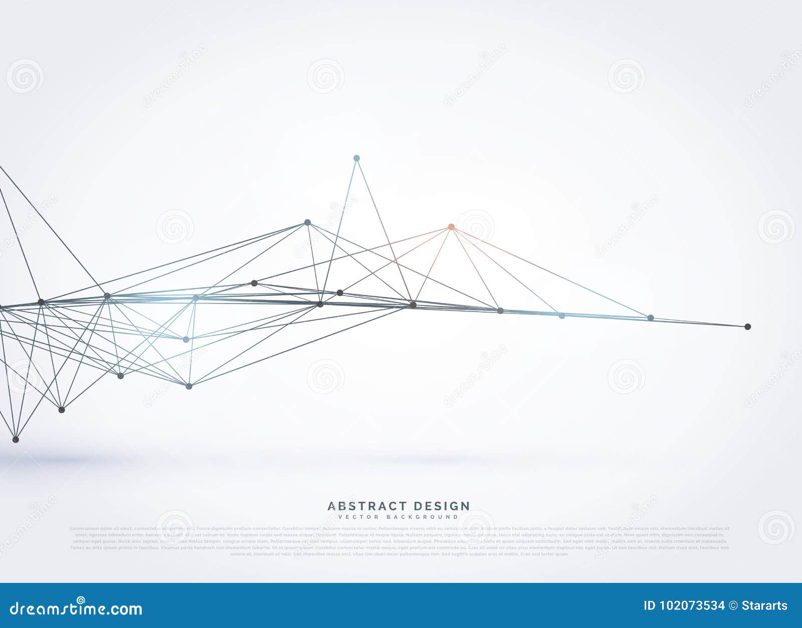 Abstract Polygonal Wireframe Mesh Background Design Stock Vector ...