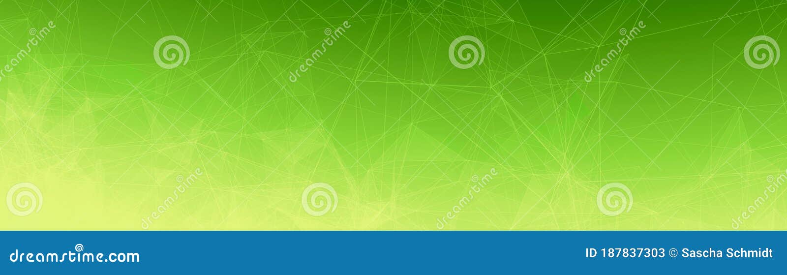 Abstract Polygons on Green Gradient Background Stock Illustration ...