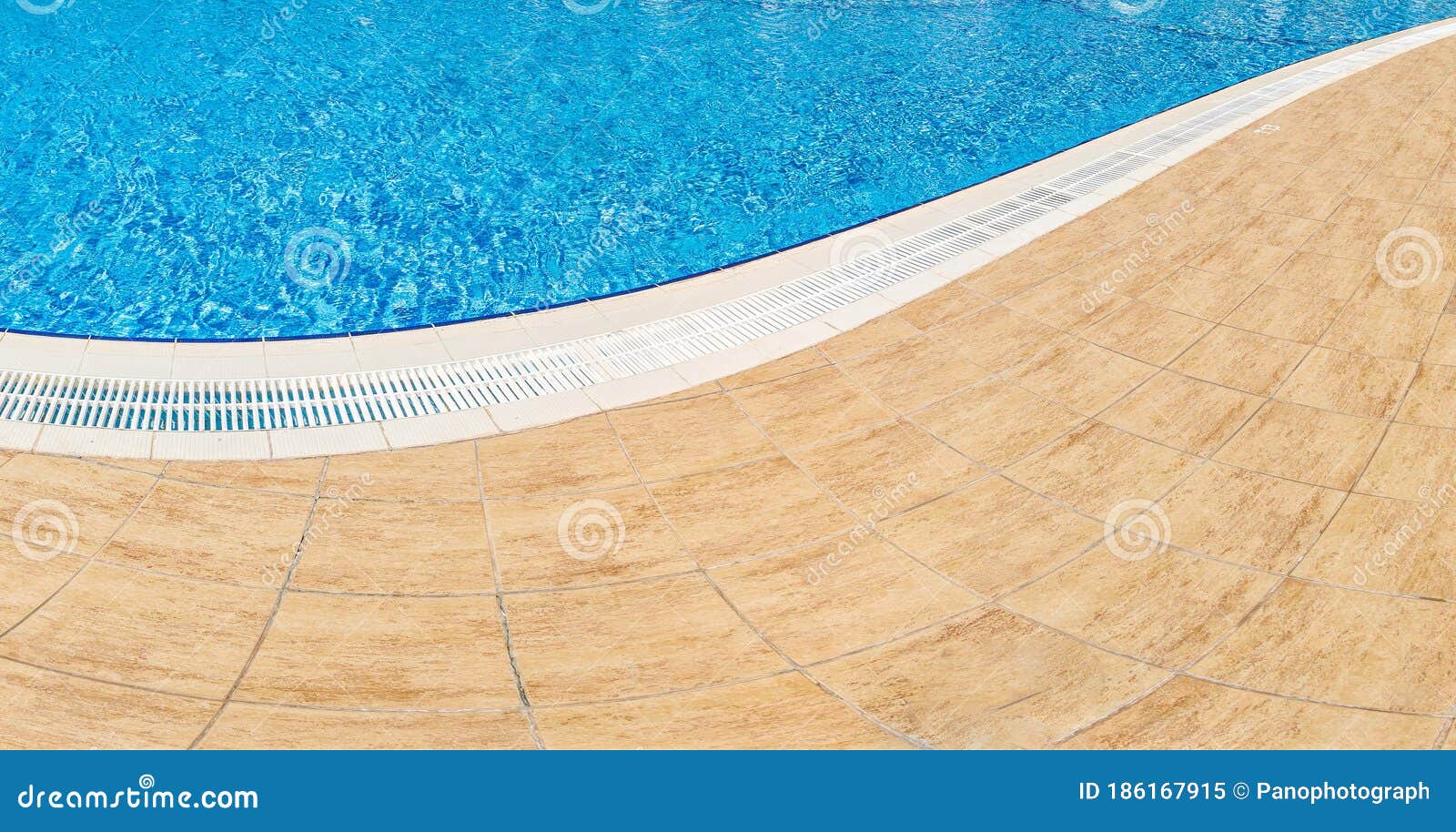 Abstract Pool with Blue Water Background. Top View of Swimming Pool and ...