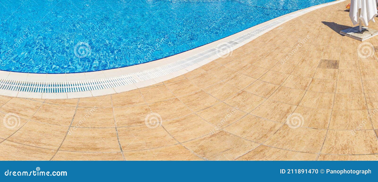 Abstract Pool with Blue Water Background. Top View of Swimming Pool and ...