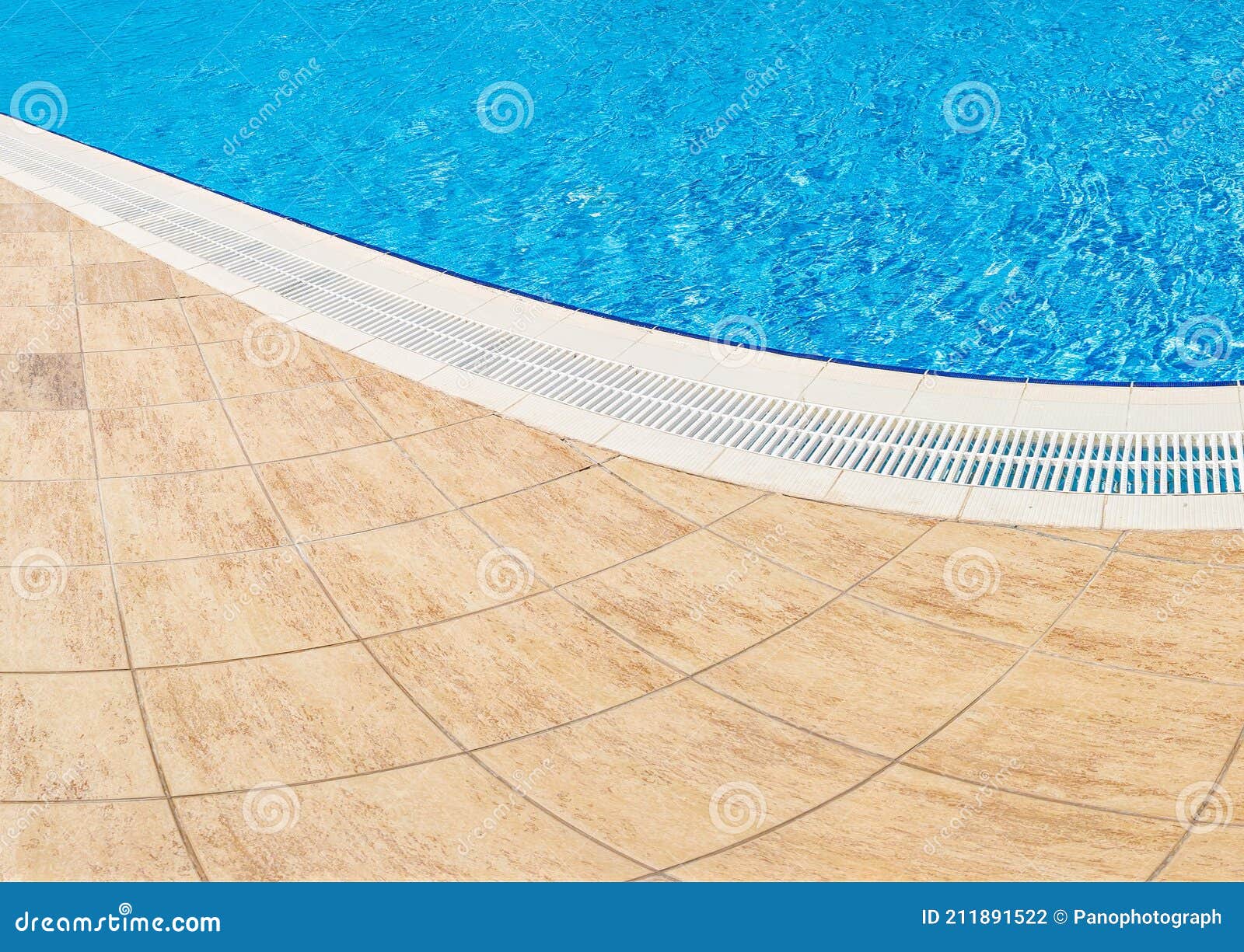 Abstract Pool with Blue Water Background. Top View of Swimming Pool and ...