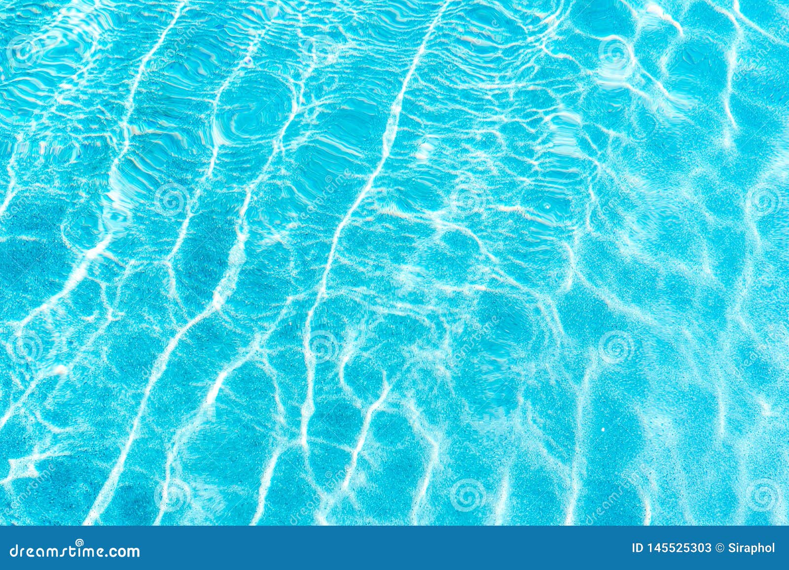 Abstract Pool With Blue Water Background. Top View Of Swimming Pool And ...