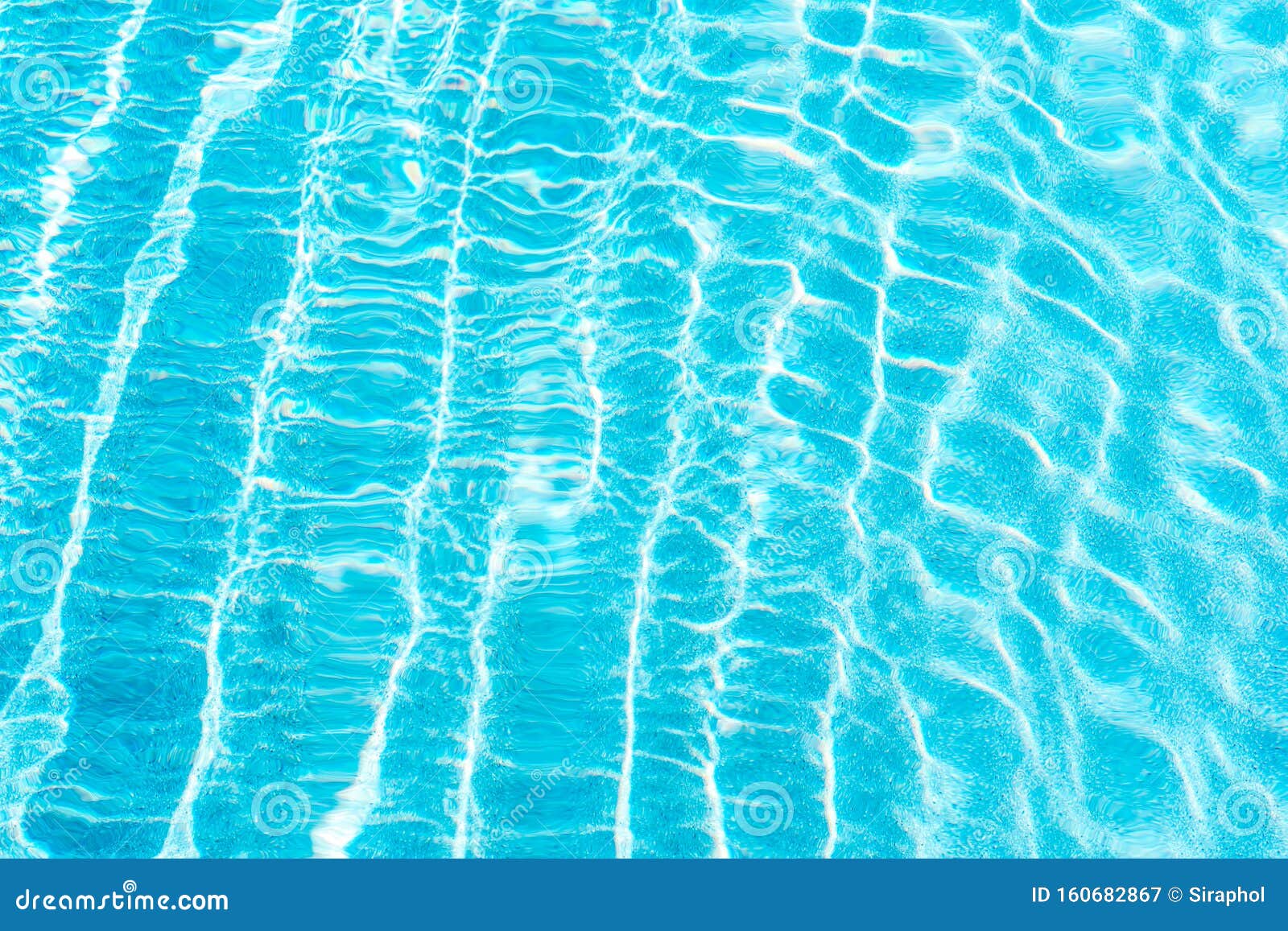 Abstract Pool Water Surface and Background with Sun Light Reflection ...
