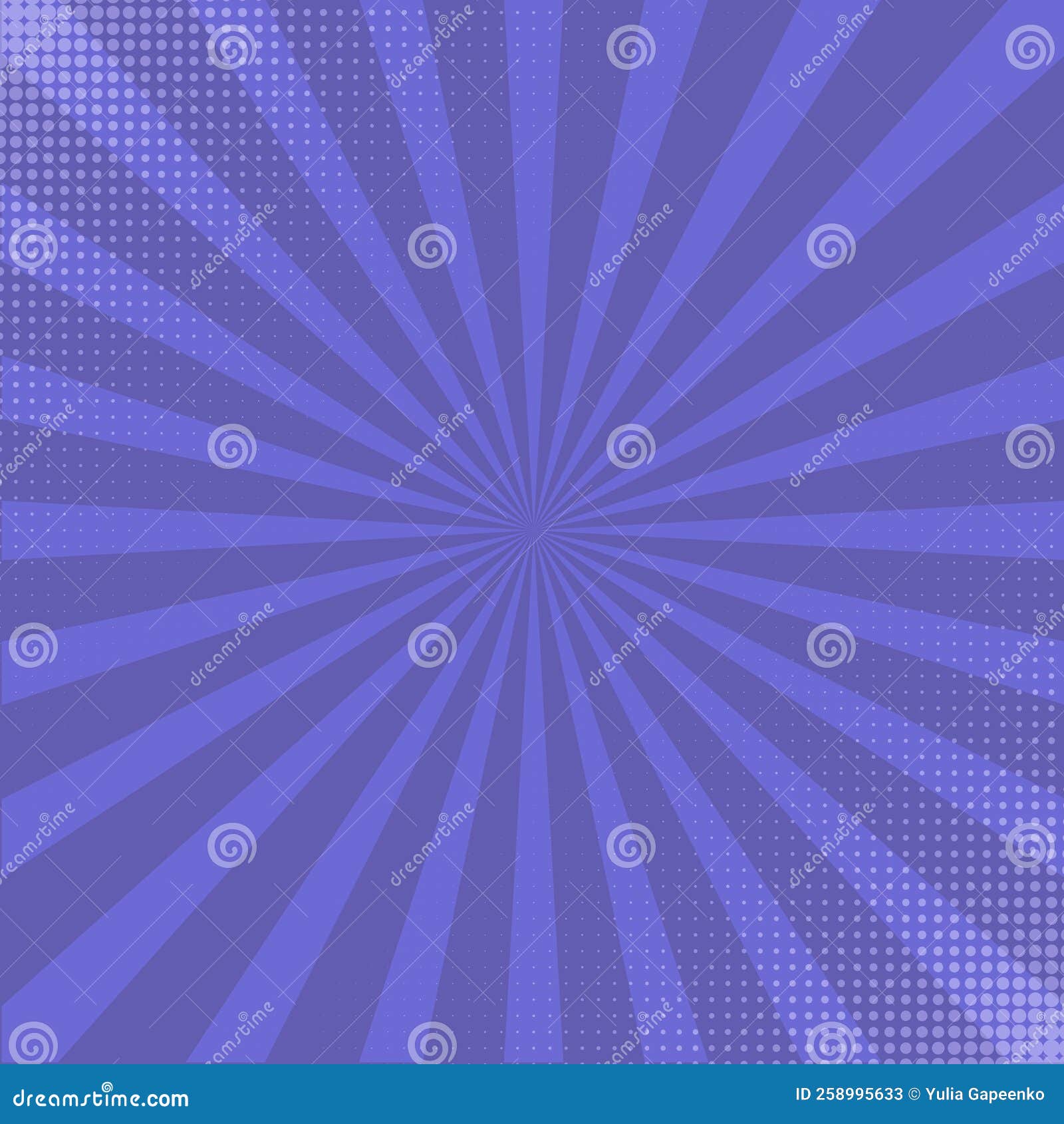 Abstract Pop Art Rays Background. Vector Illustration. EPS10 Stock ...