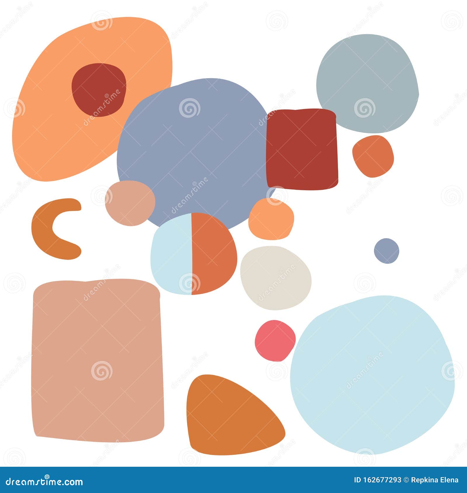 Abstract pop art shapes stock vector. Illustration of background ...