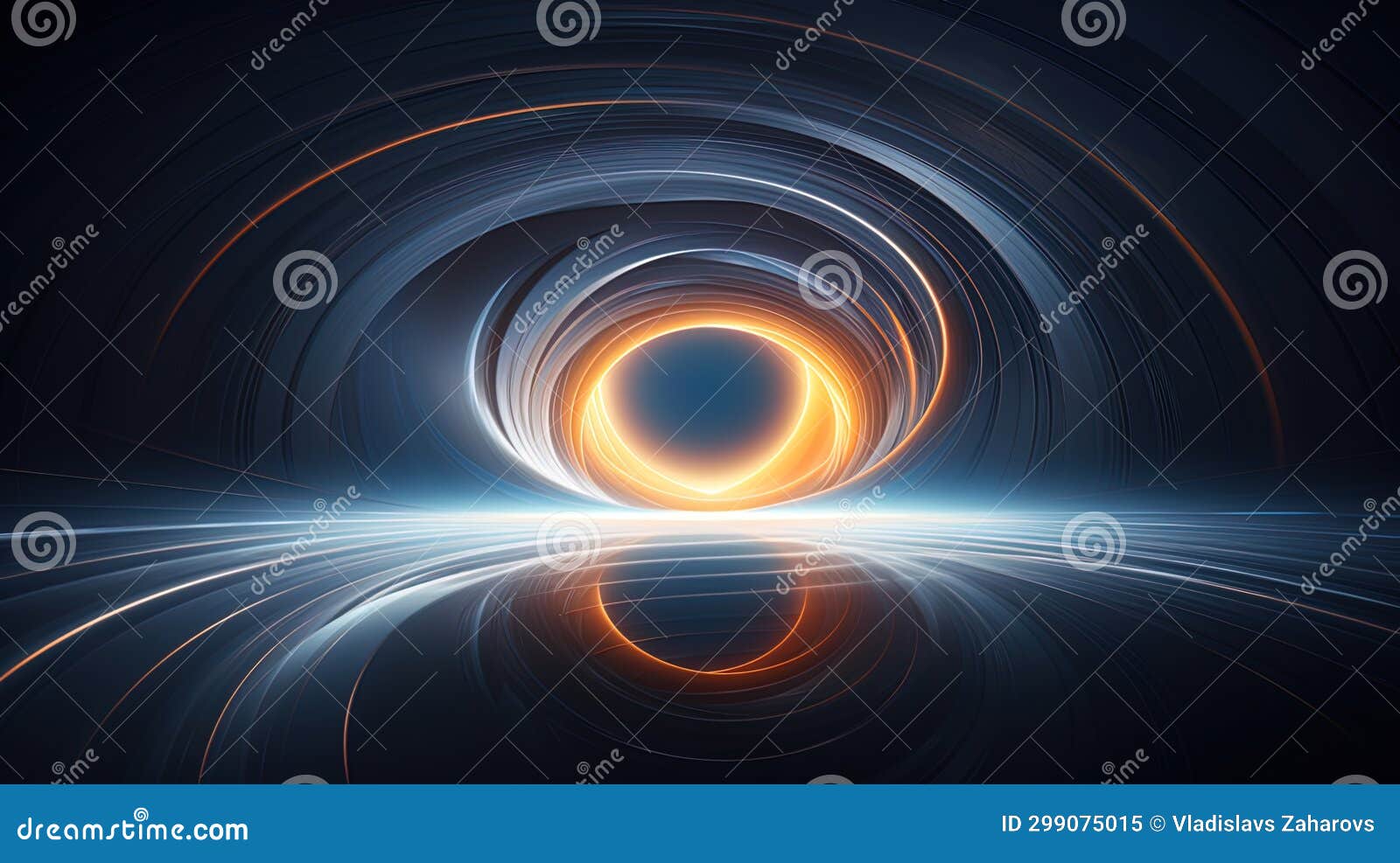 Abstract Portal in a Different Dimension Stock Illustration ...