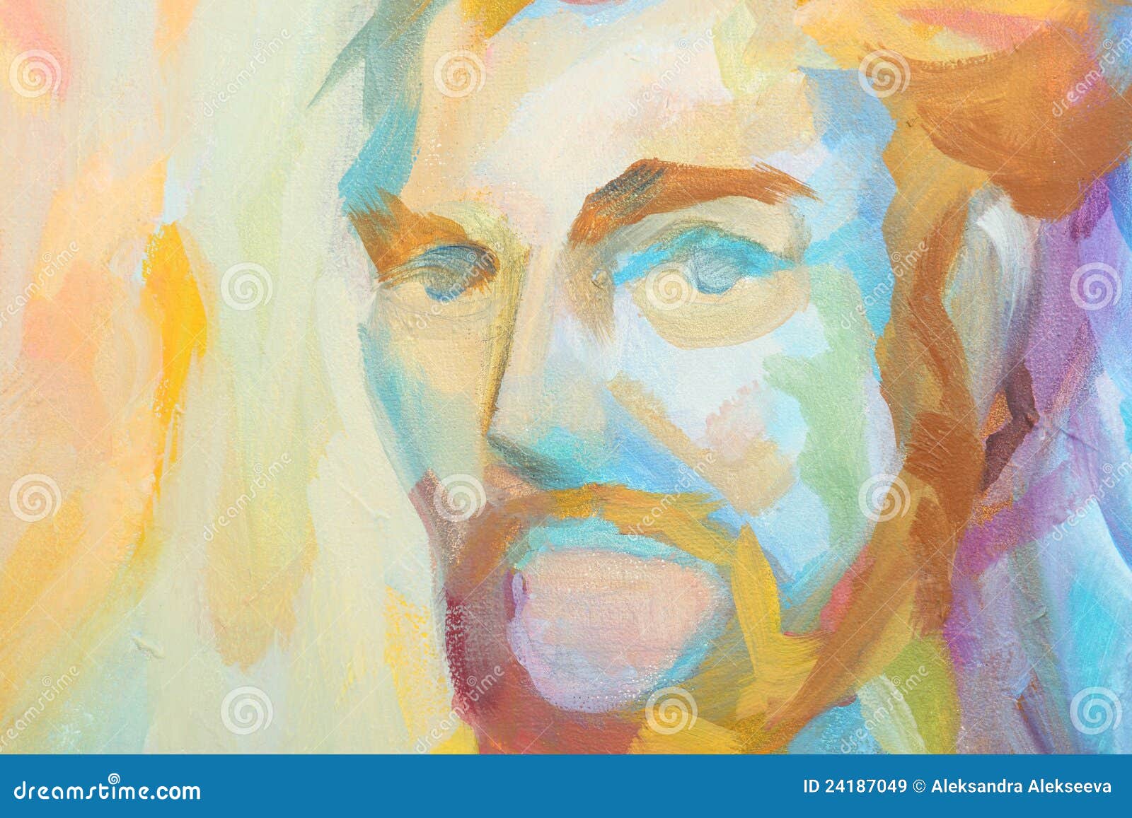 Abstract portrait of man stock illustration. Illustration of abstract ...