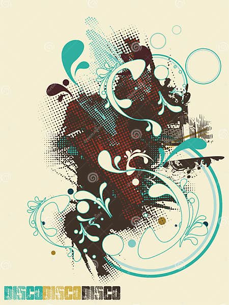 Abstract poster design stock vector. Illustration of flower - 2707819