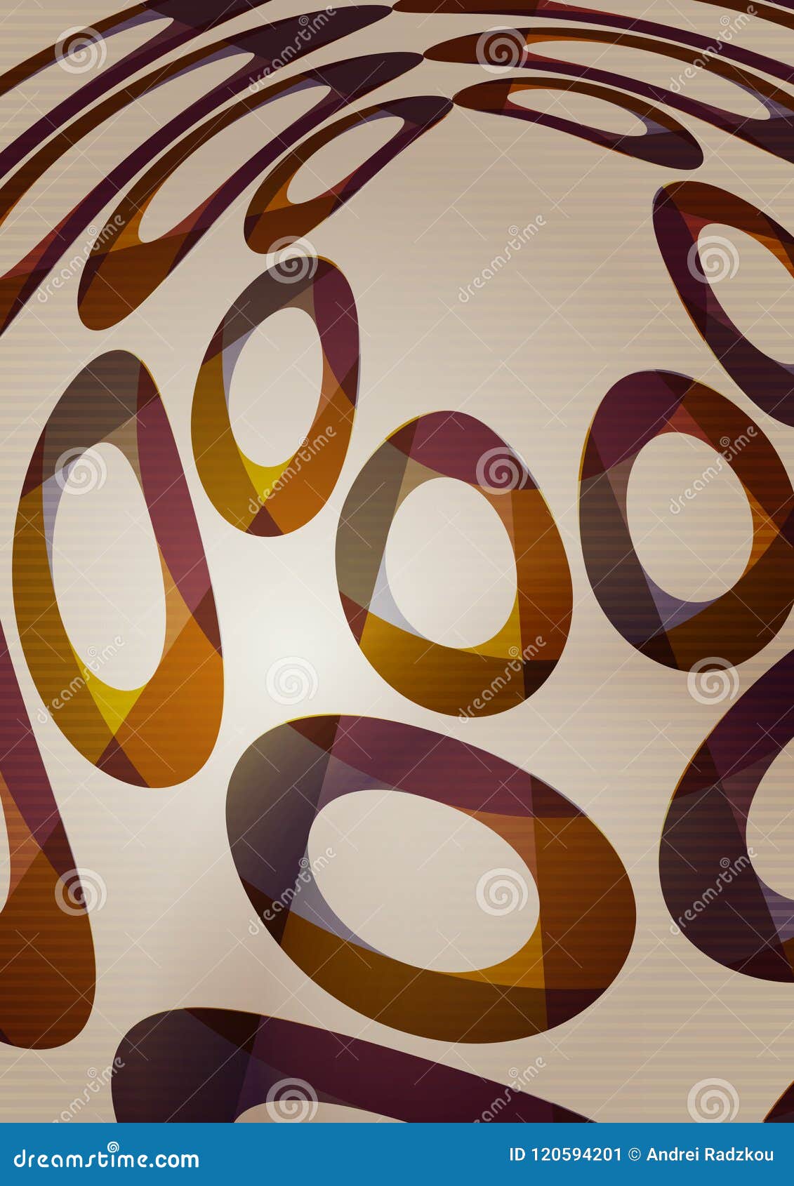 Poster Template with Circles. Vector Pattern Stock Vector ...