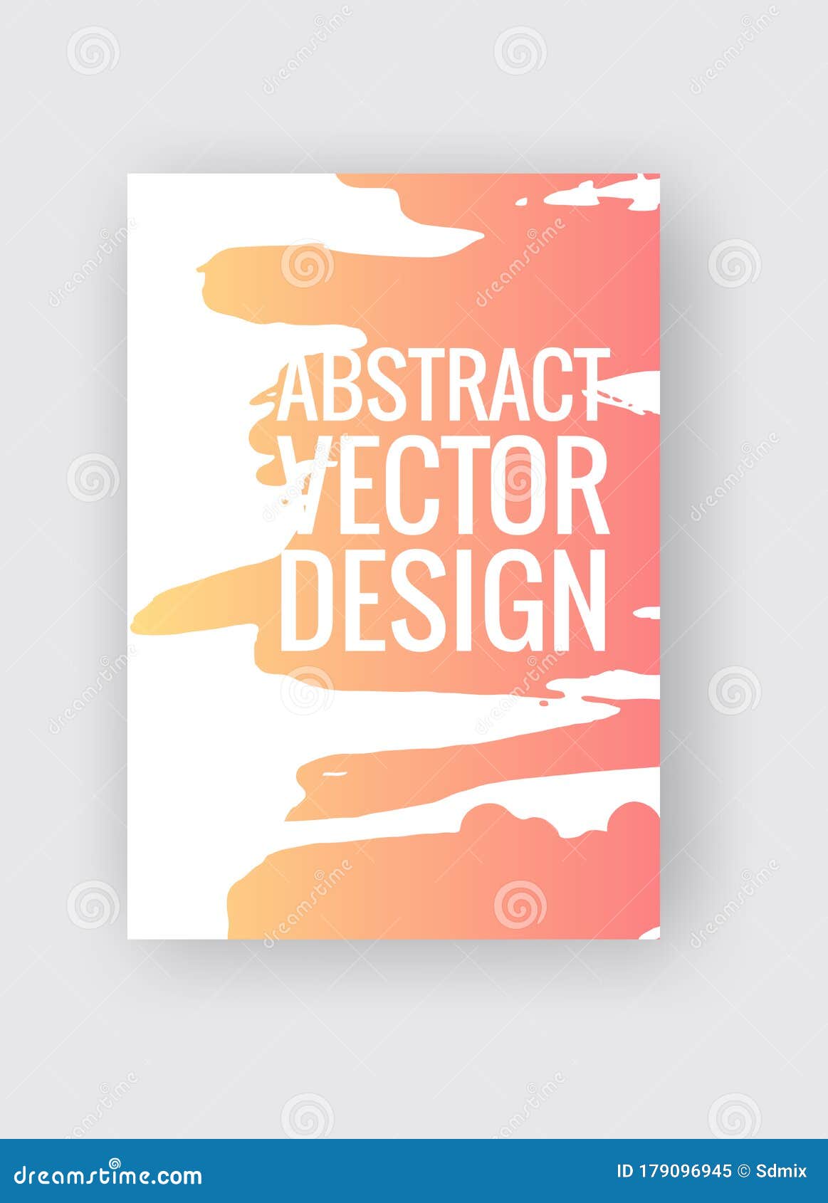 Abstract Poster Templates. Colorful Threads Composition. Vector Stock ...