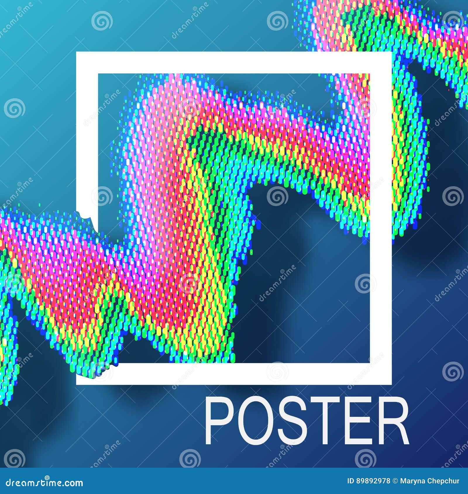 Abstract Poster. Vector Illustration of Colorful Creative Background ...