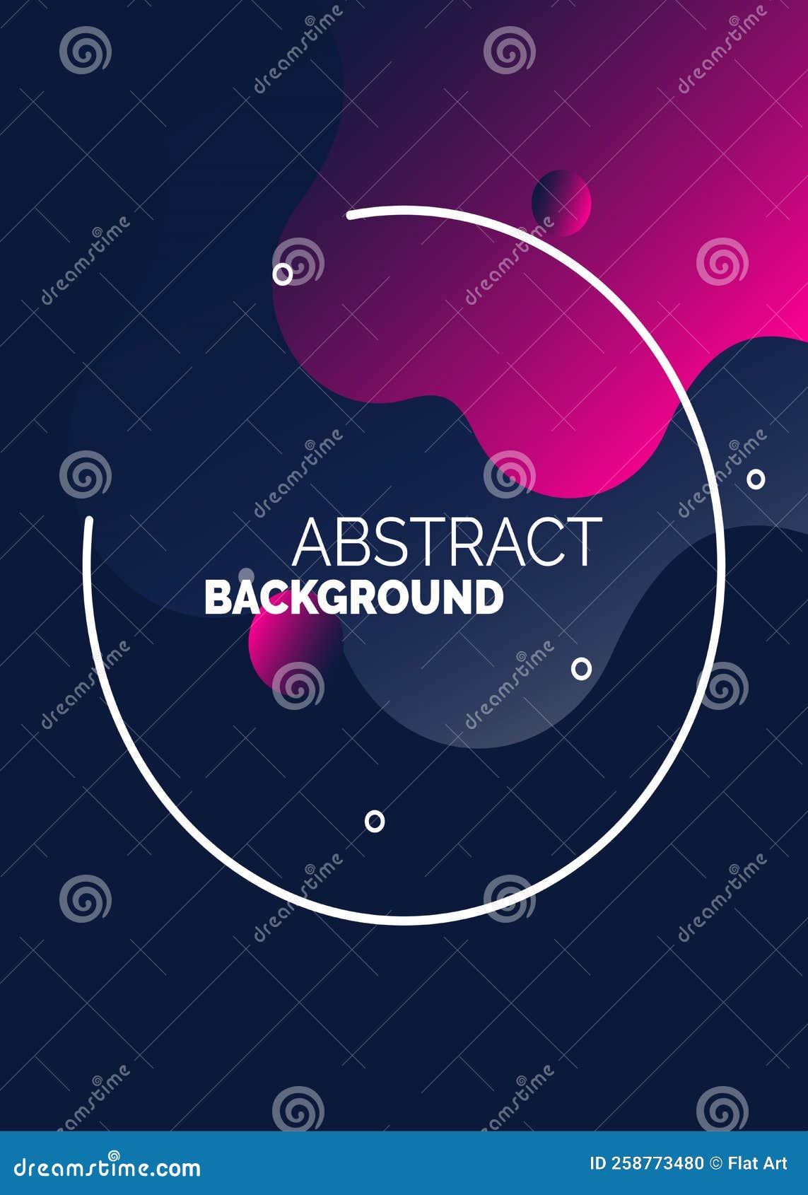 Abstract Posters with Flowing Fluid 3d Balls and Blobs. Morphing Liquid ...