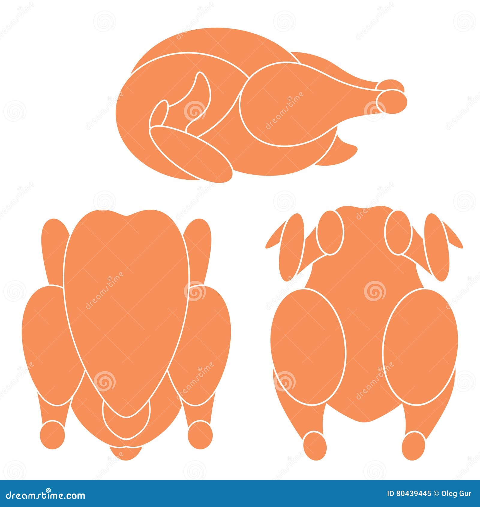 Abstract Poultry stock vector. Illustration of symbol - 80439445