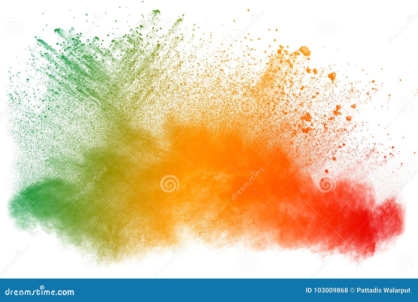 Multicolored Powder Splattered Stock Photo - Image of explode, holi ...
