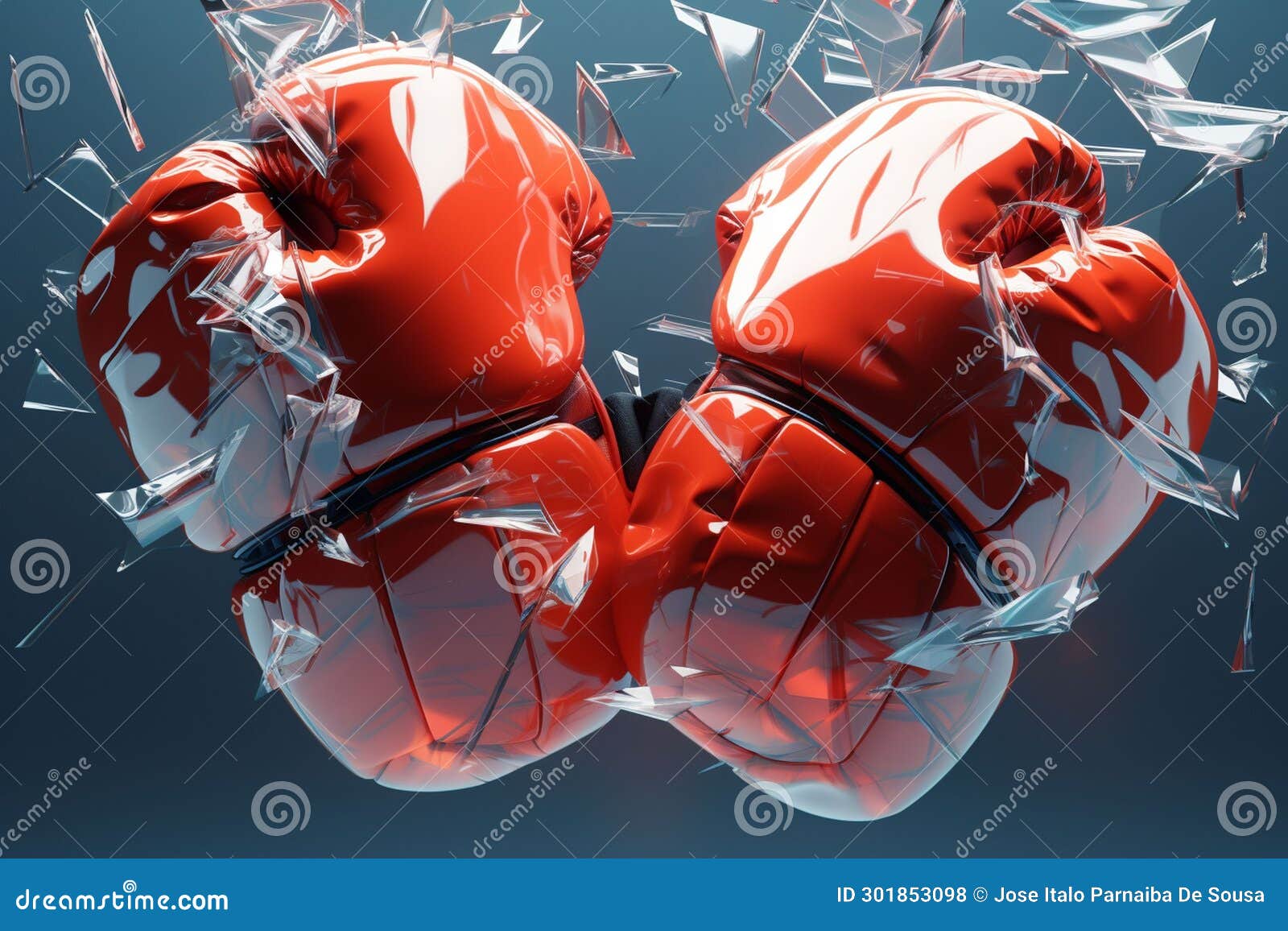 Abstract Power Artistic Rendering of Boxing Stock Illustration ...