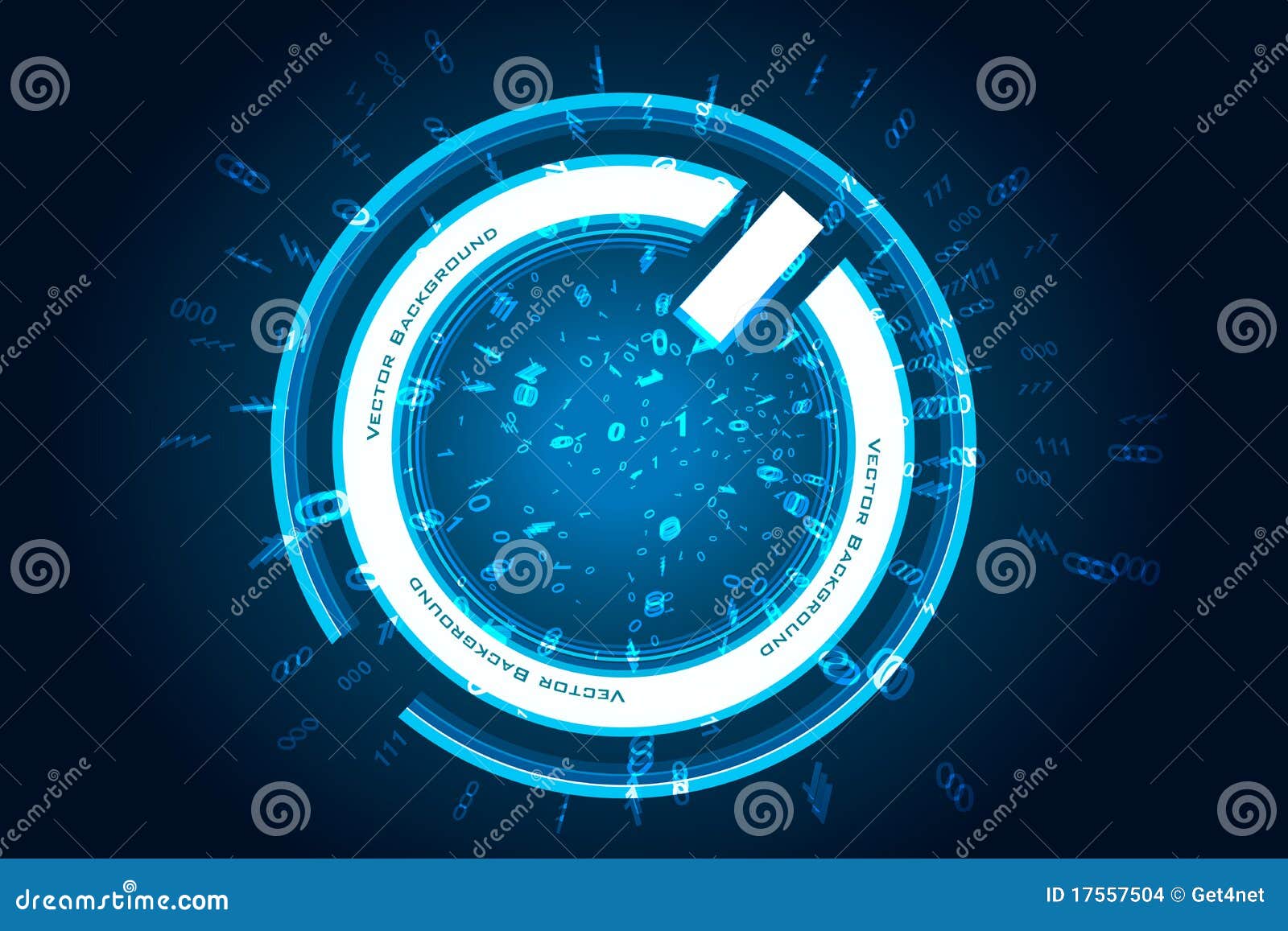 Abstract power button stock vector. Illustration of glow - 17557504