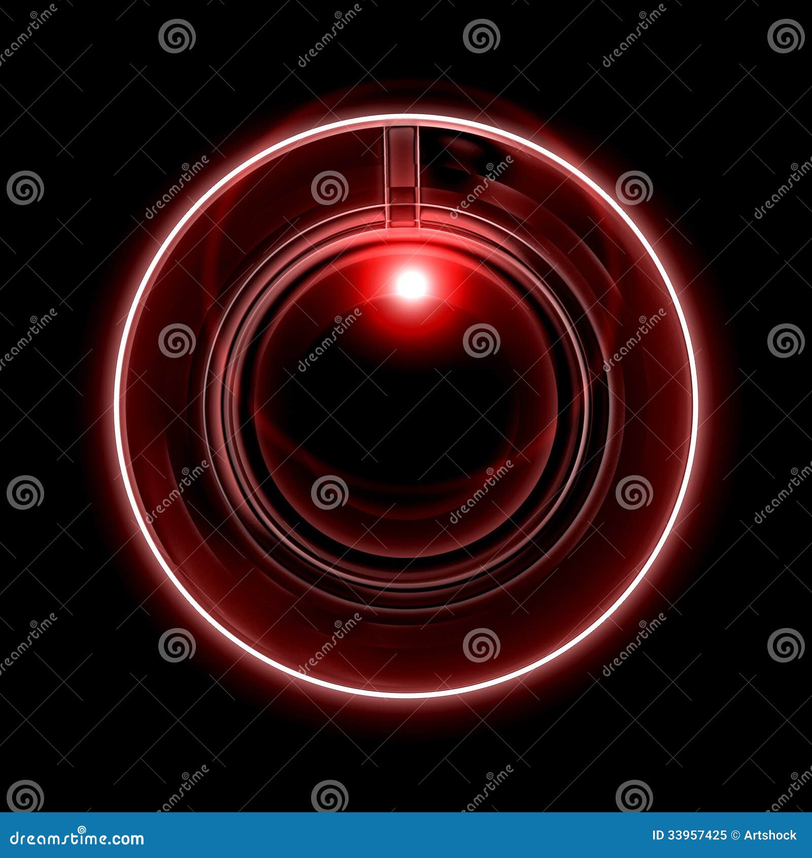 Abstract power button stock illustration. Illustration of metallic ...