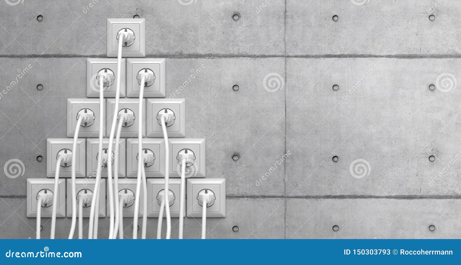 Abstract Power Plug at the Background - Illustration Stock Illustration ...