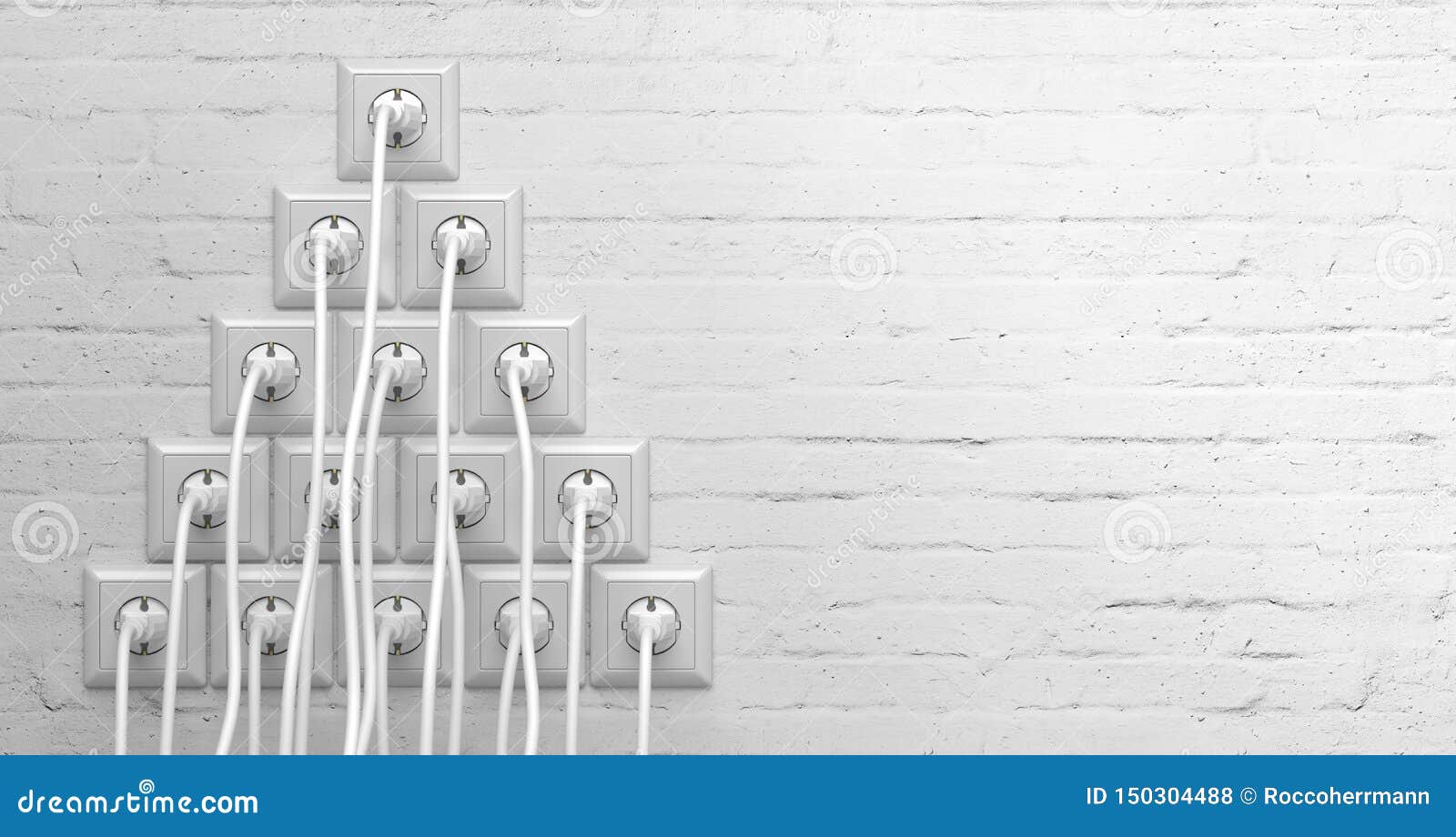 Abstract Power Plug at the Background - Illustration Stock Illustration ...