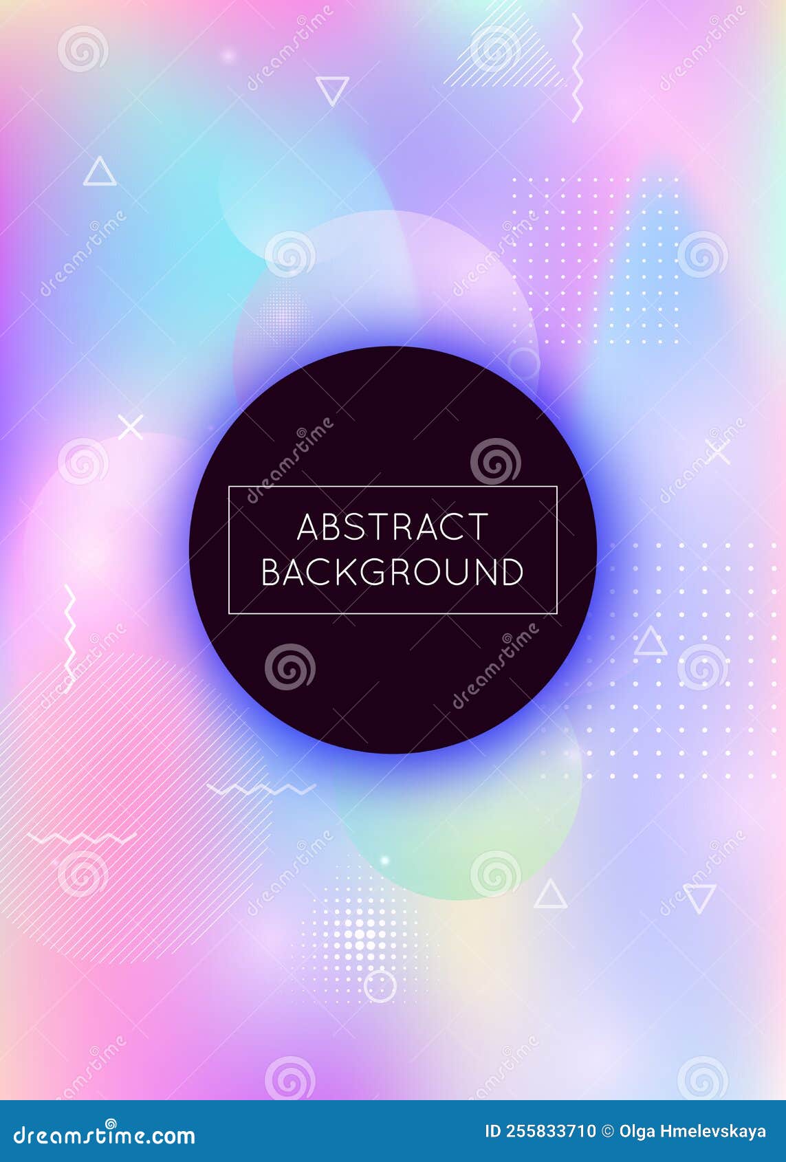 Abstract Presentation. Science Flyer. Space Business Magazine Stock ...