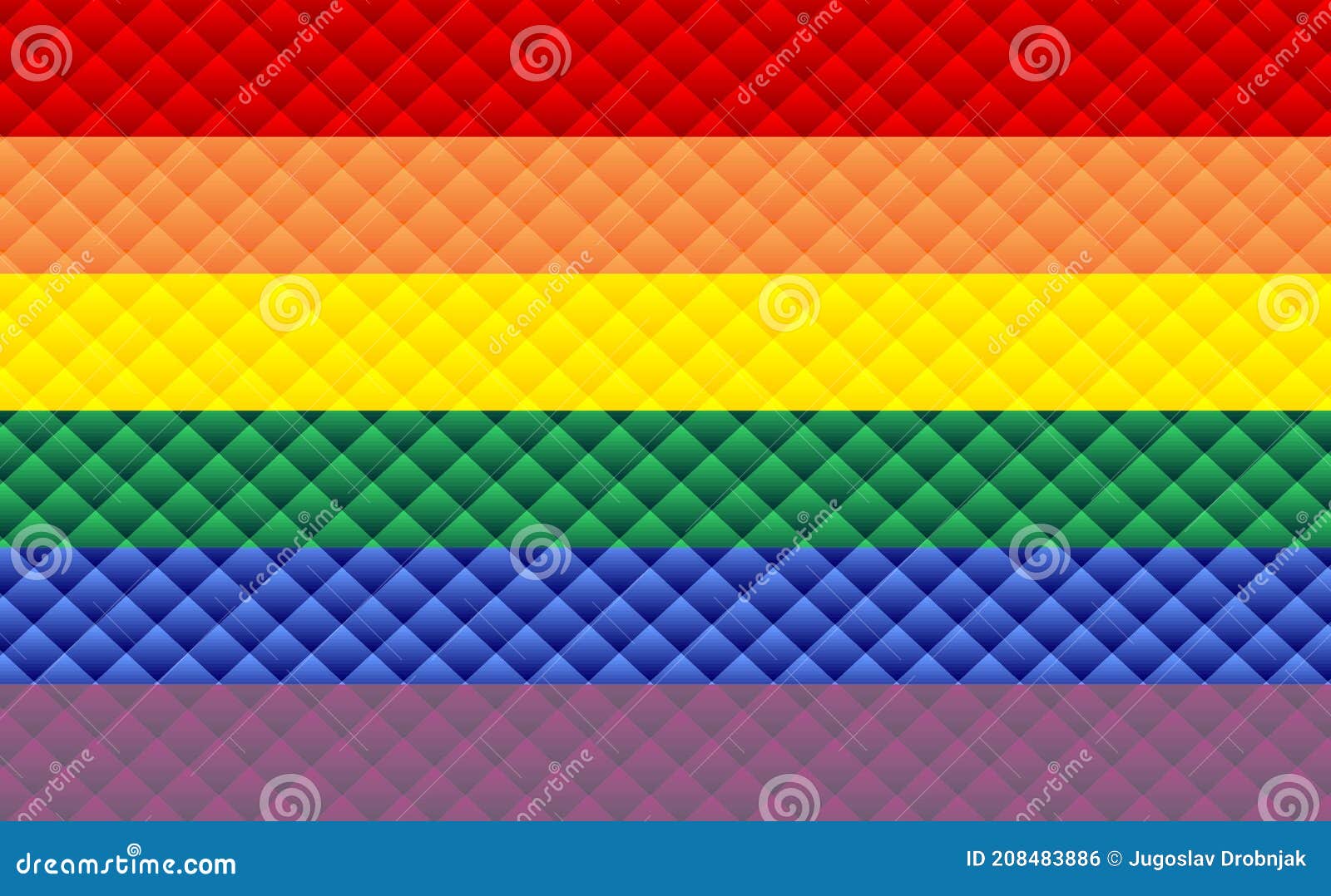 Abstract Pride flag stock illustration. Illustration of color - 208483886