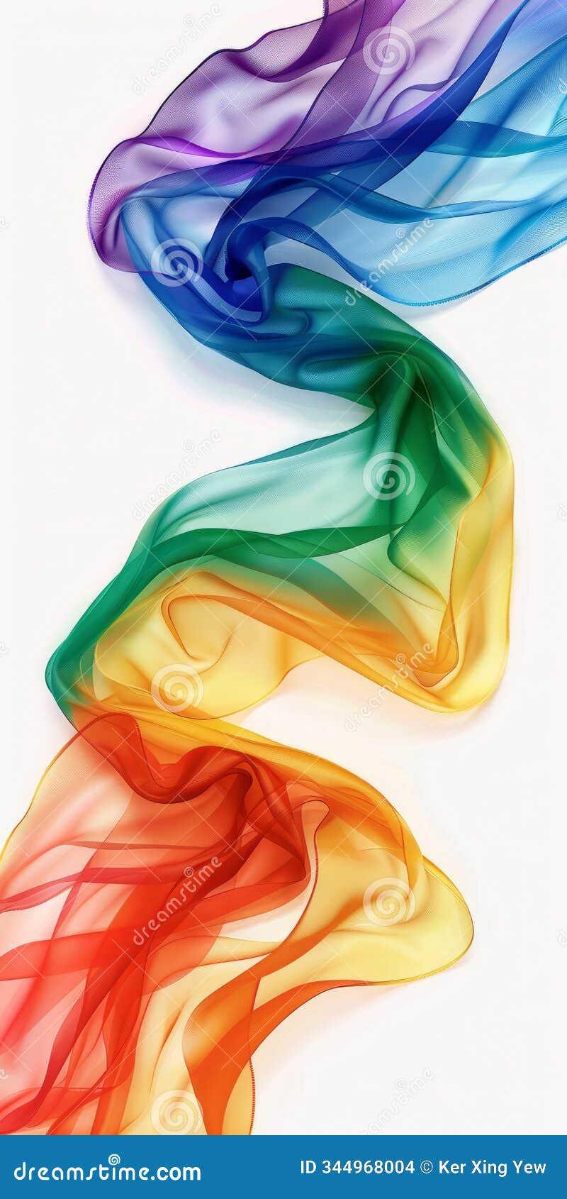 Abstract Pride Month Concept on a Simple White Background Stock ...