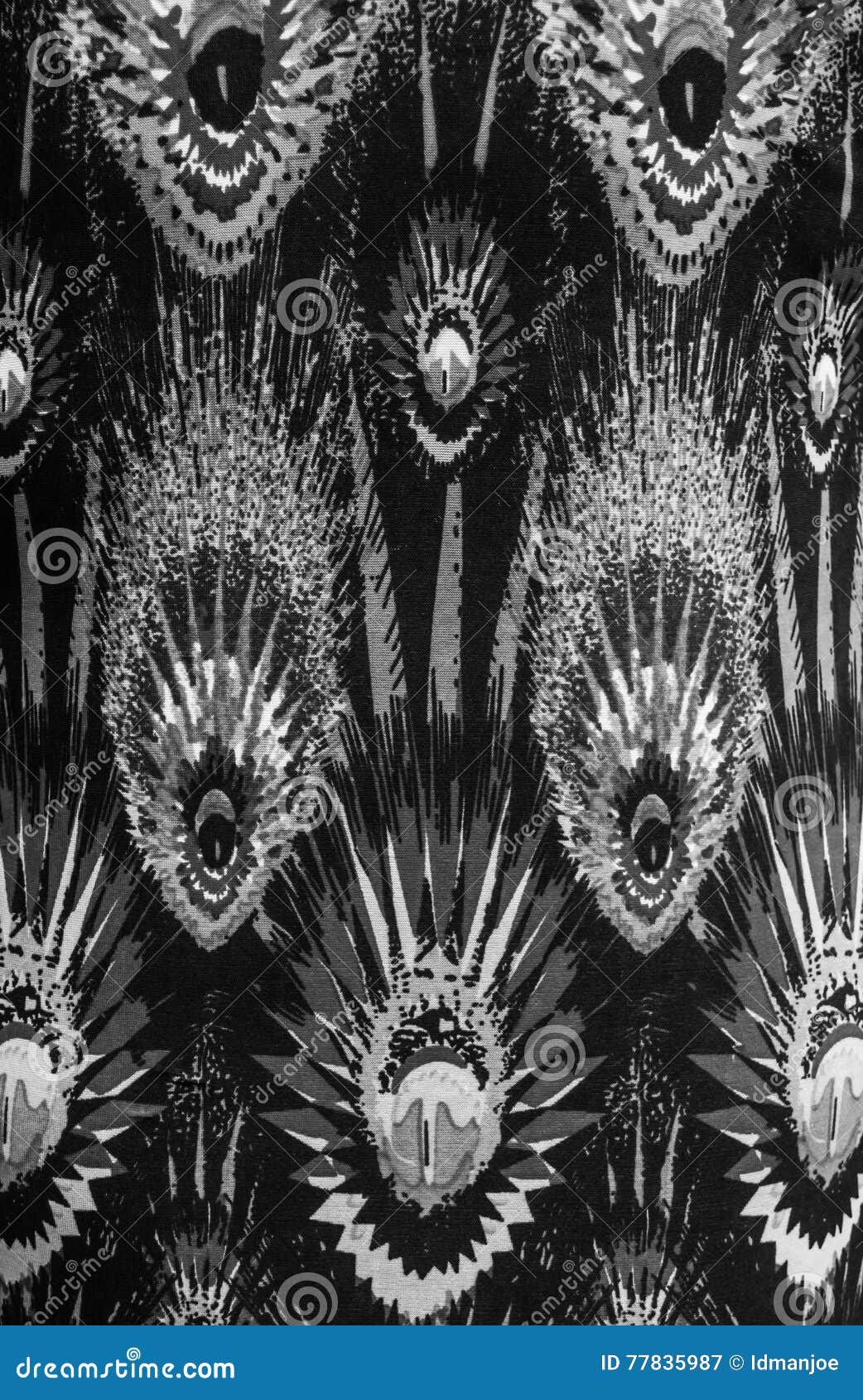 Abstract print fabric stock image. Image of floral, handmade - 77835987