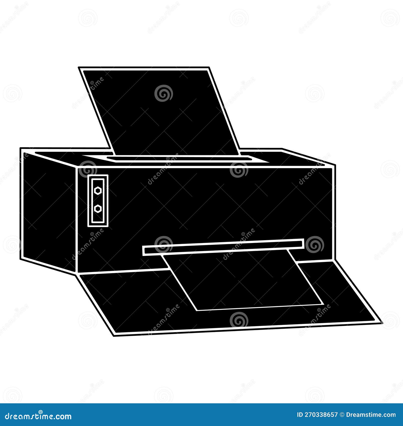 Printers Office Printing Technology Tools for Photos and Text Stock ...