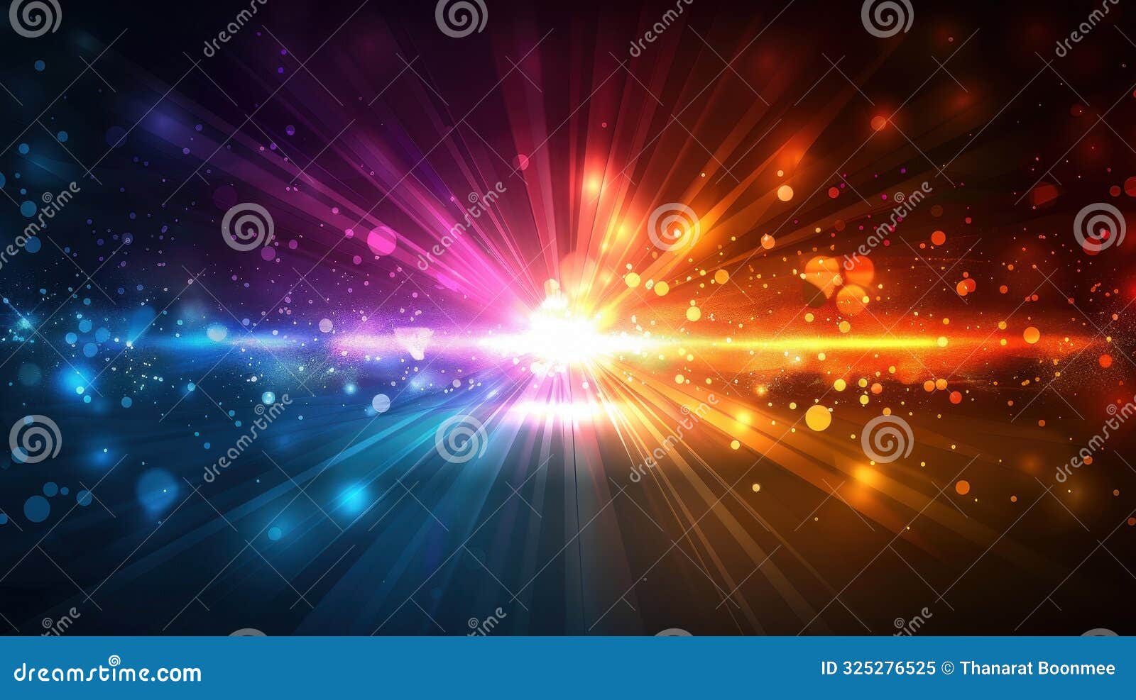 Abstract Prism Light Reflection with Rainbow Flare Background, Crystal ...