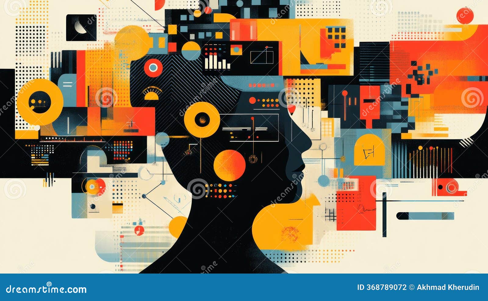 Abstract Profile Portraits. Modern Characters. Doodle Avatars ...