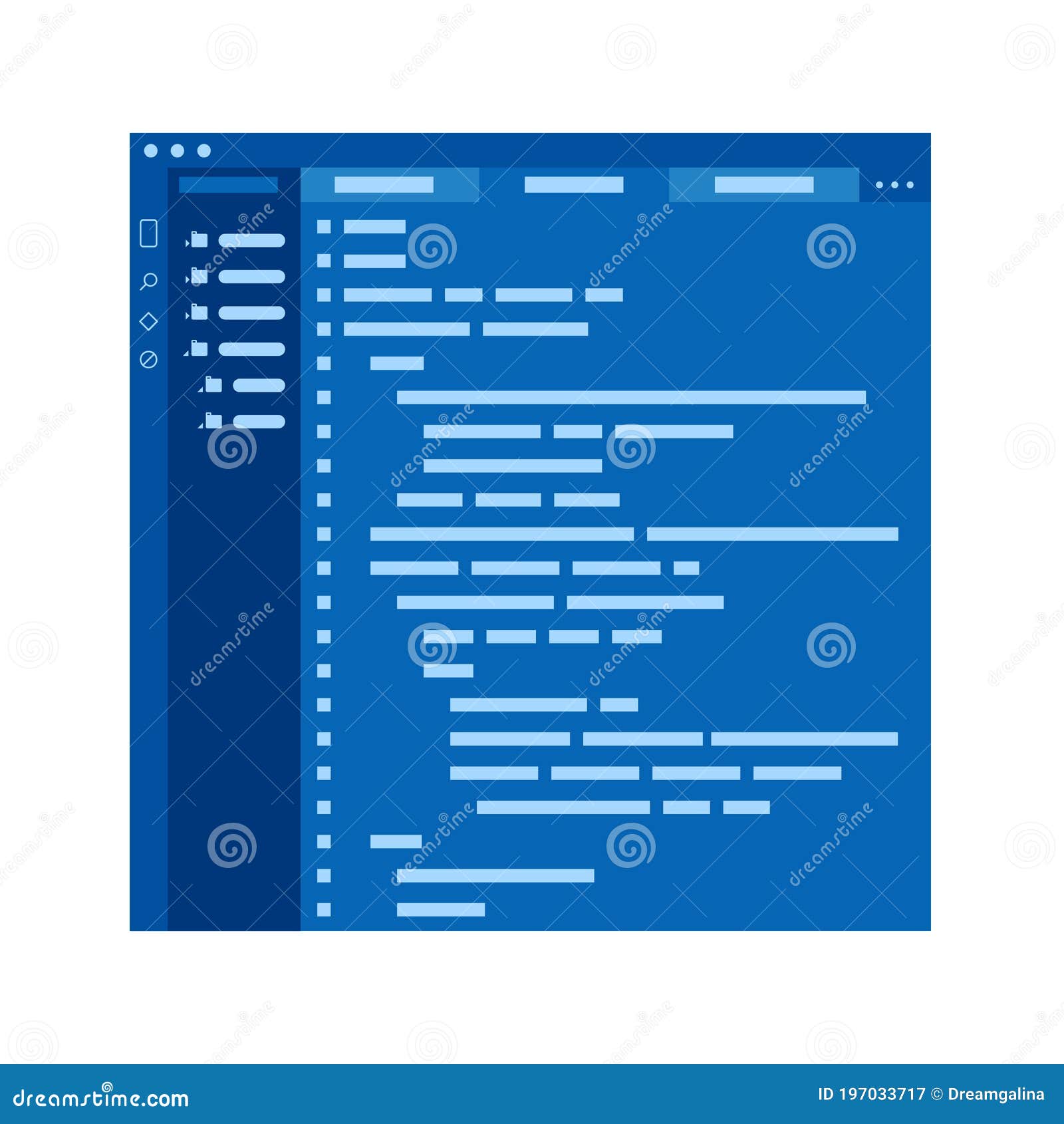 Abstract Program Code Design Stock Vector - Illustration of laptop ...