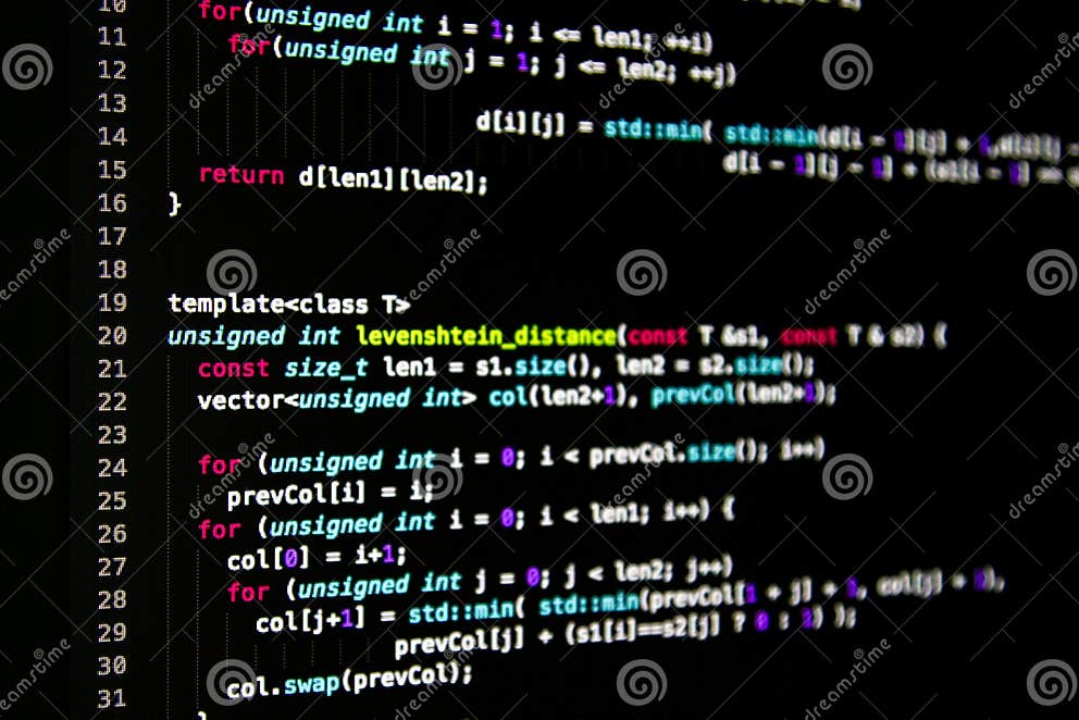 Abstract programming code stock photo. Image of design - 70334106