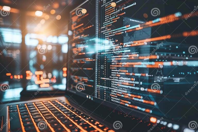 Abstract Programming Code: Software Developers and Computer Scripts Stock Photo - Image of ...