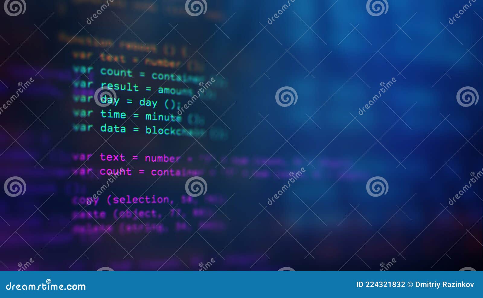Abstract Programming Illustration. Cloud Technology Data Security ...