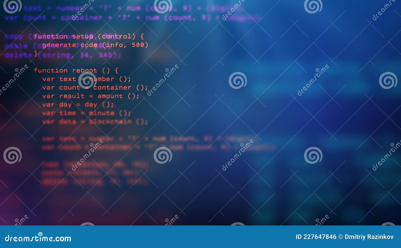 Abstract Programming Illustration. Cloud Technology Data Security Concept. Binary Code Internet ...