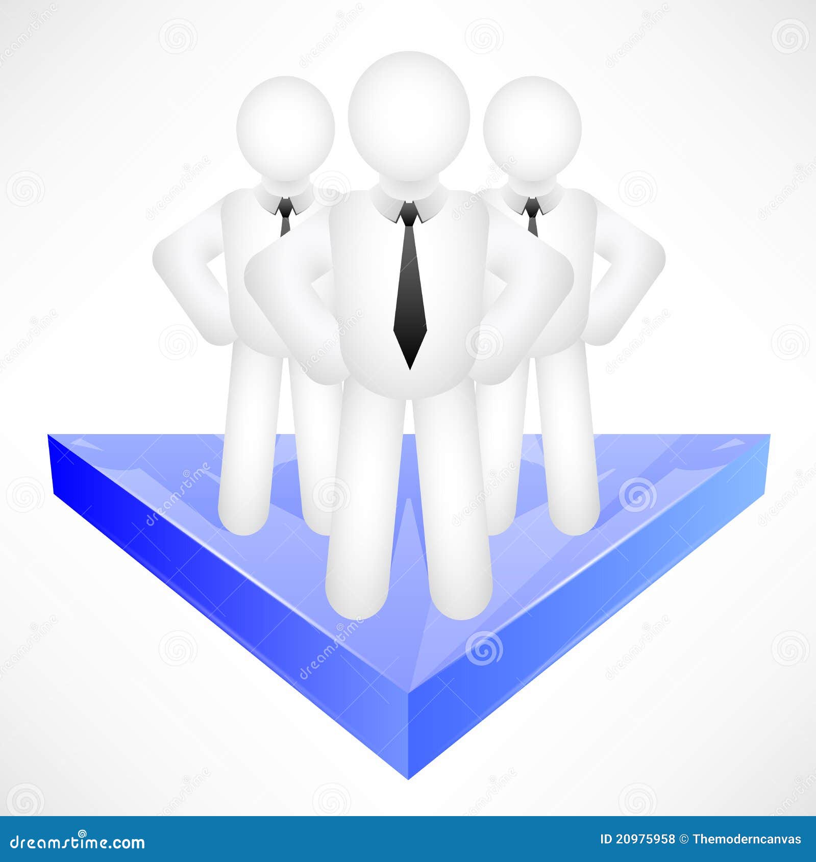 Abstract Progressive Business Team Stock Vector - Illustration of ...