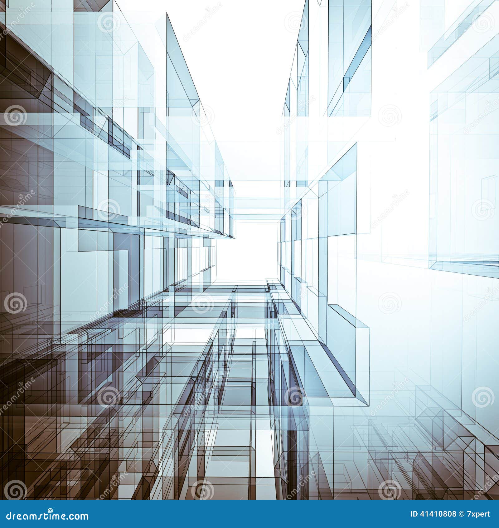 Abstract project stock illustration. Illustration of architecture ...