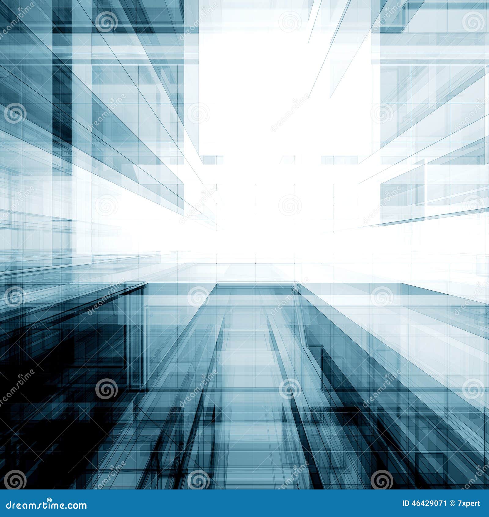 Abstract project stock illustration. Illustration of futuristic - 46429071